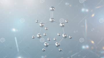 Caprolactam Molecular Structure, 3d Model Molecule, Cyclic Amide ...
