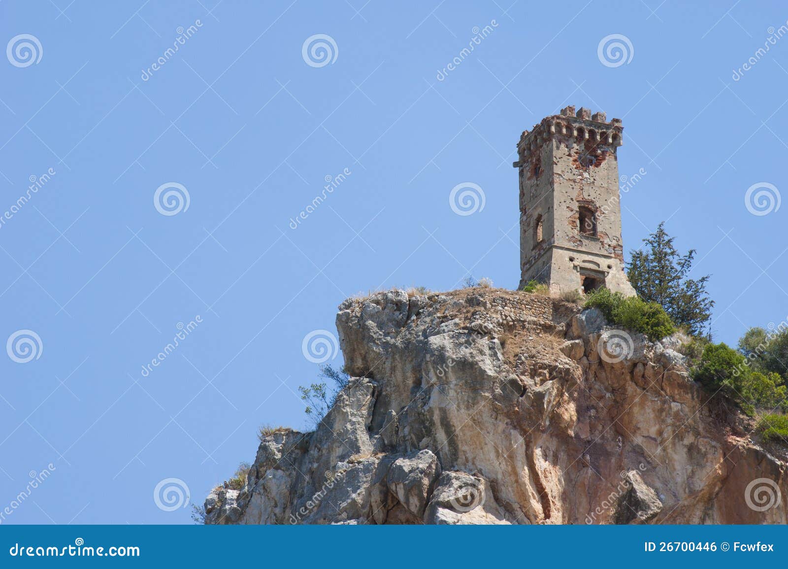 Caprona s tower stock photo. Image of europe, italia - 26700446