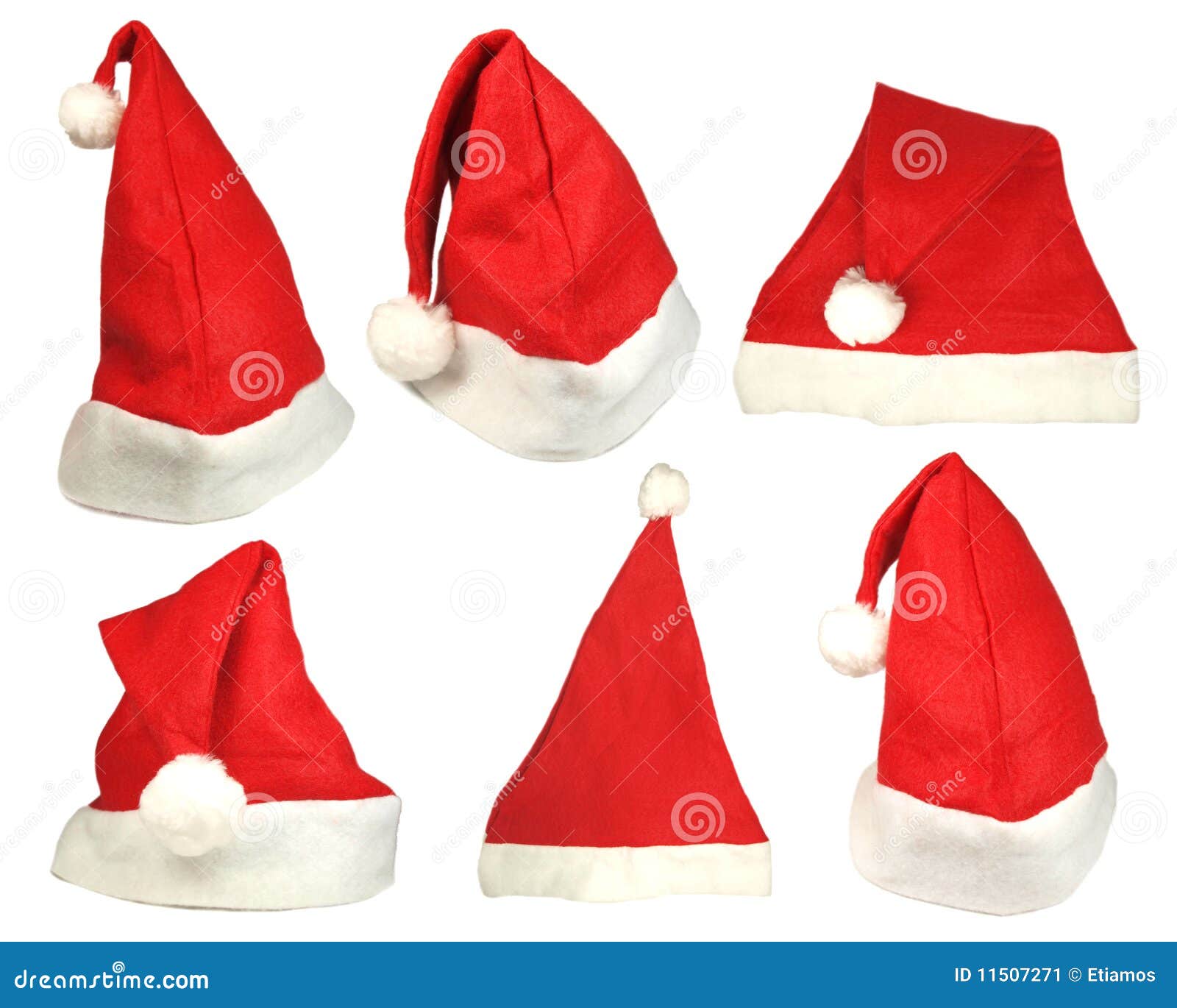Caps stock image. Image of holiday, claus, clothing, colorful - 11507271