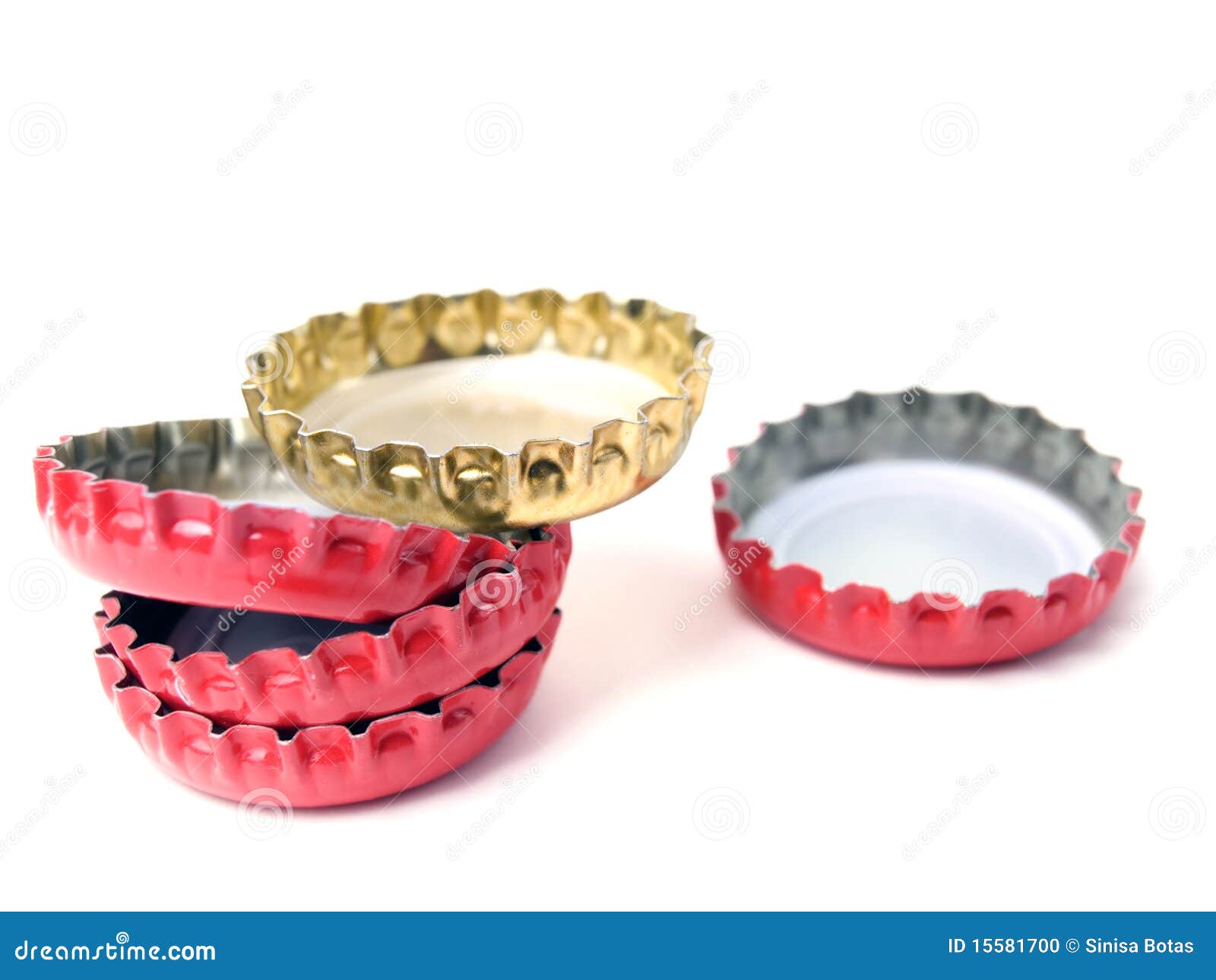 Caps of bottles stock photo. Image of gold, utensils - 15581700