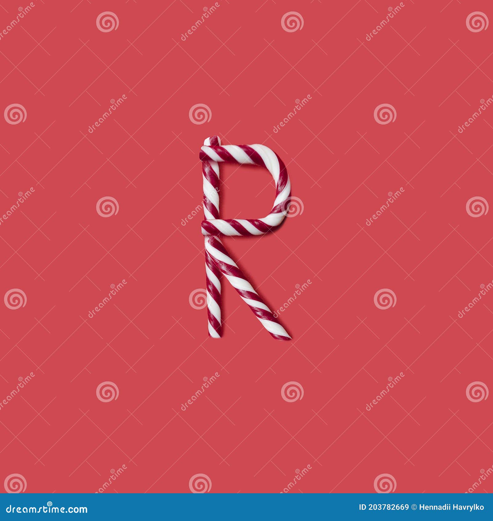 Caps Candy and Sugar Font. Letter R Stock Image - Image of collection ...