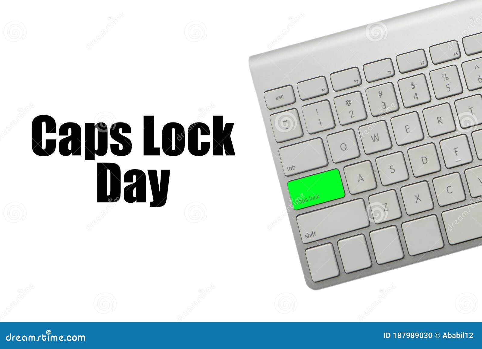 CAPS LOCK DAY stock photo. Image of business, capslock - 187989030