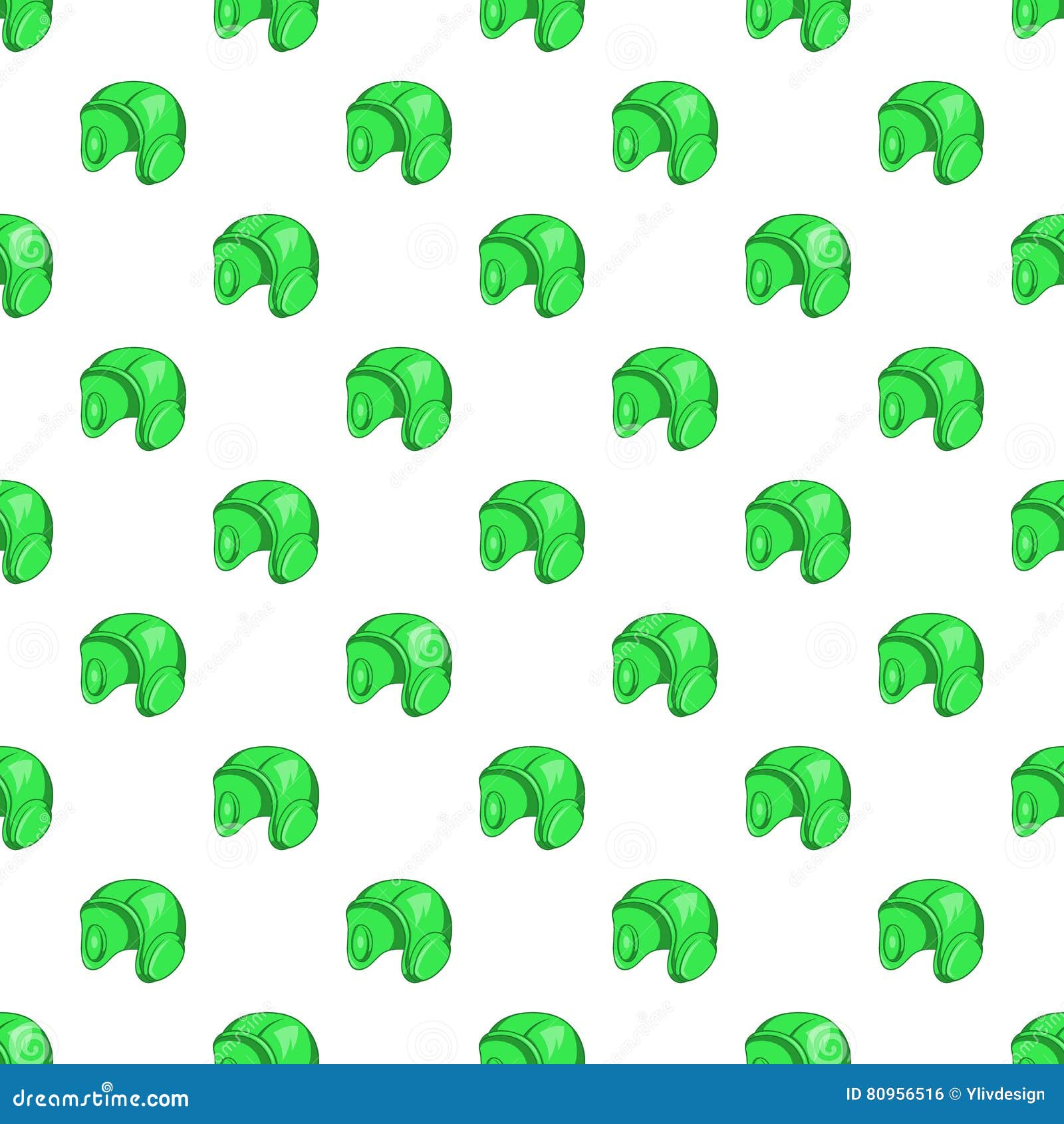 Caps for Water Polo Pattern, Cartoon Style Stock Vector - Illustration ...