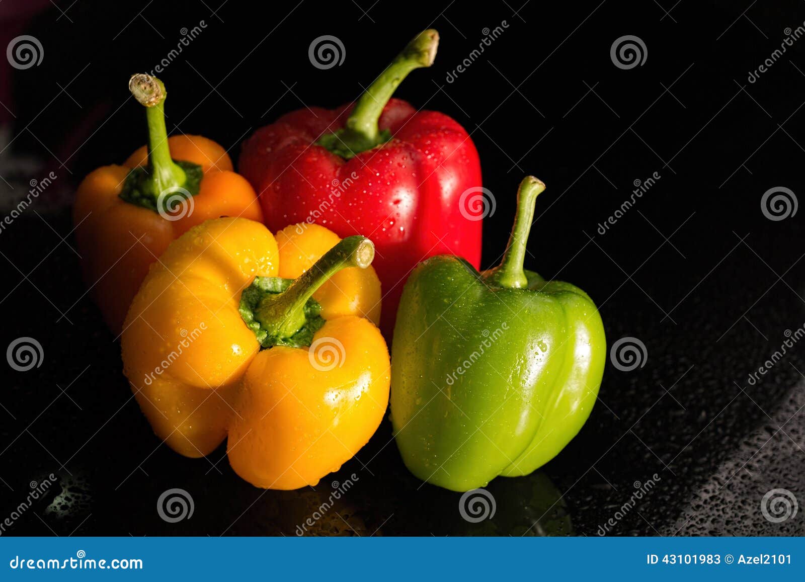 Capsicum stock image. Image of capsicum, yellow, black - 43101983