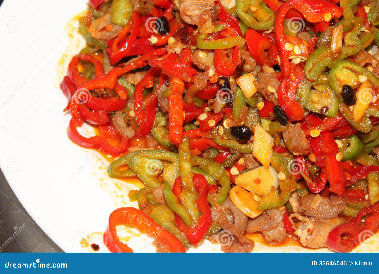 Capsicum Fried Mutton Featrue Stock Photo - Image of fried, spicy: 33646046