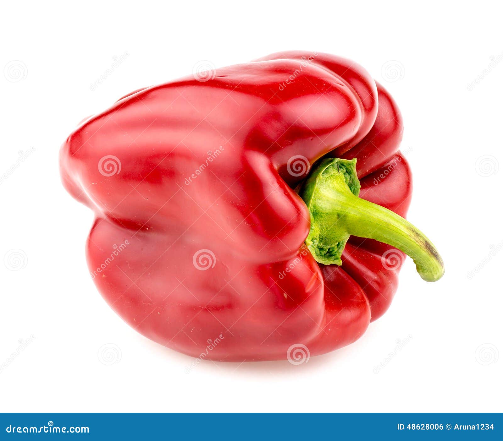 Capsicum isolated on white stock photo. Image of vegetarian - 48628006