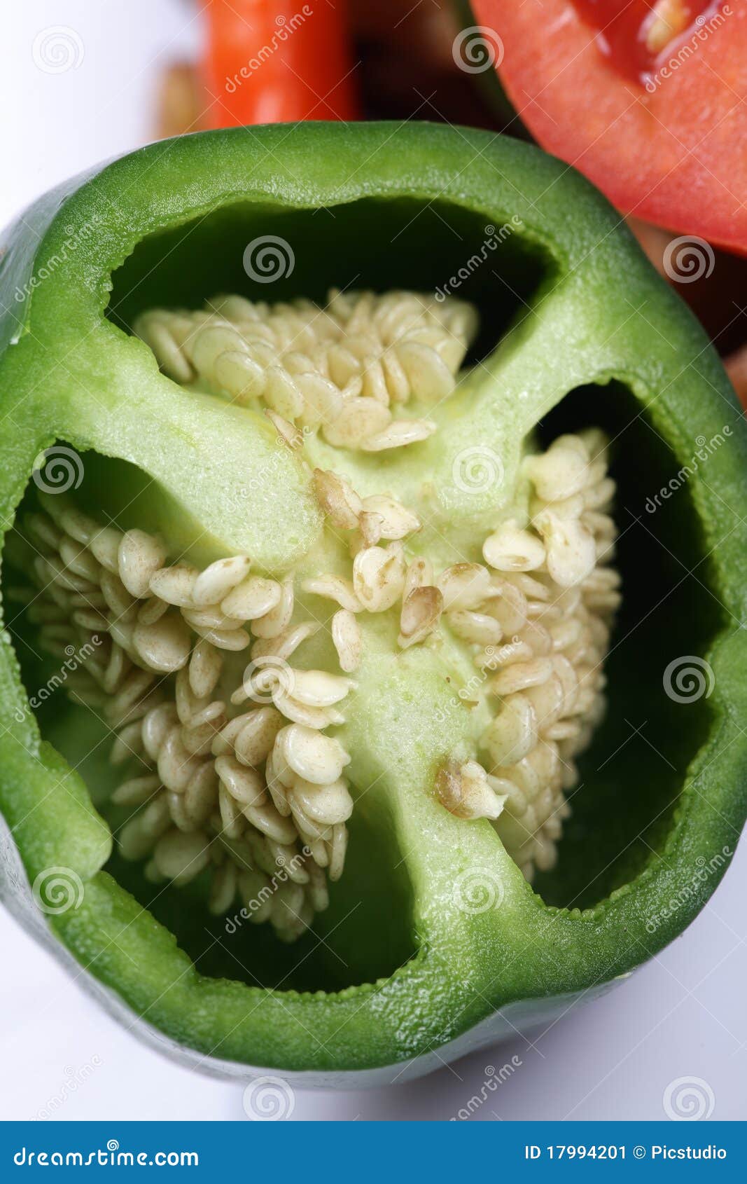 Capsicum macro stock image. Image of capsicum, green - 17994201