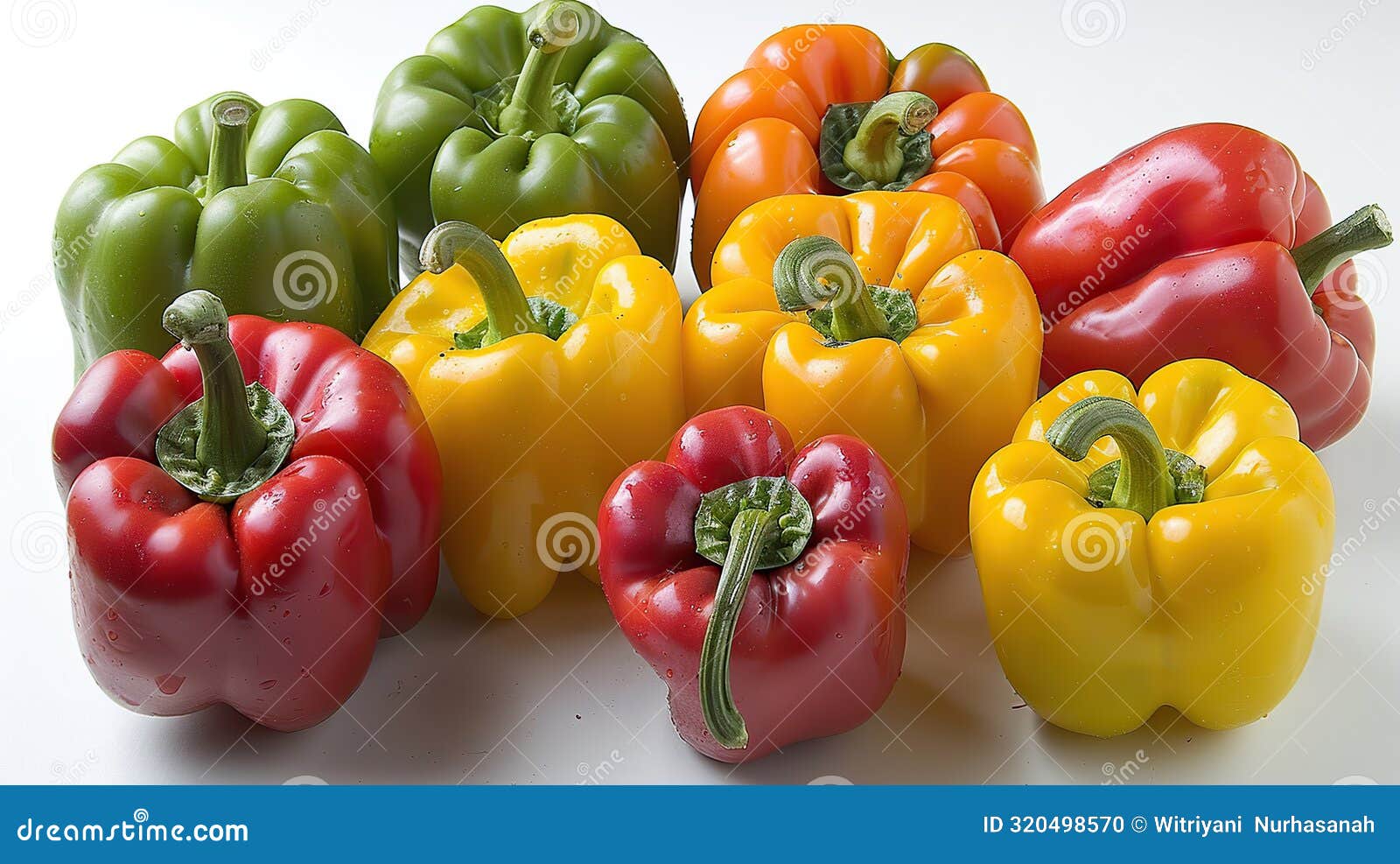Capsicum Mix Color, Bell Pepper Misticanza . Generative Ai Stock Photo ...