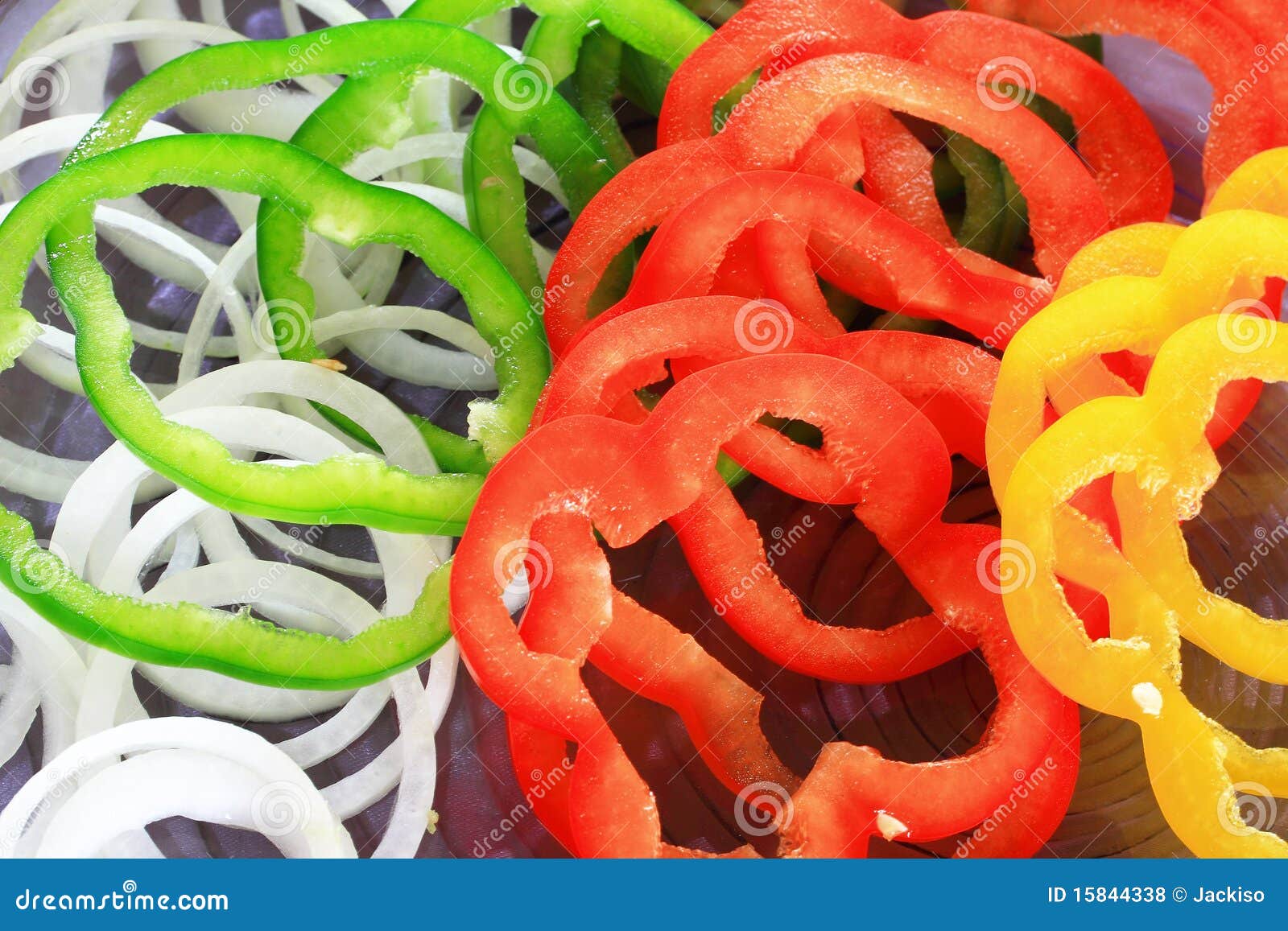 Capsicum pepper slices stock photo. Image of exotic, health - 15844338