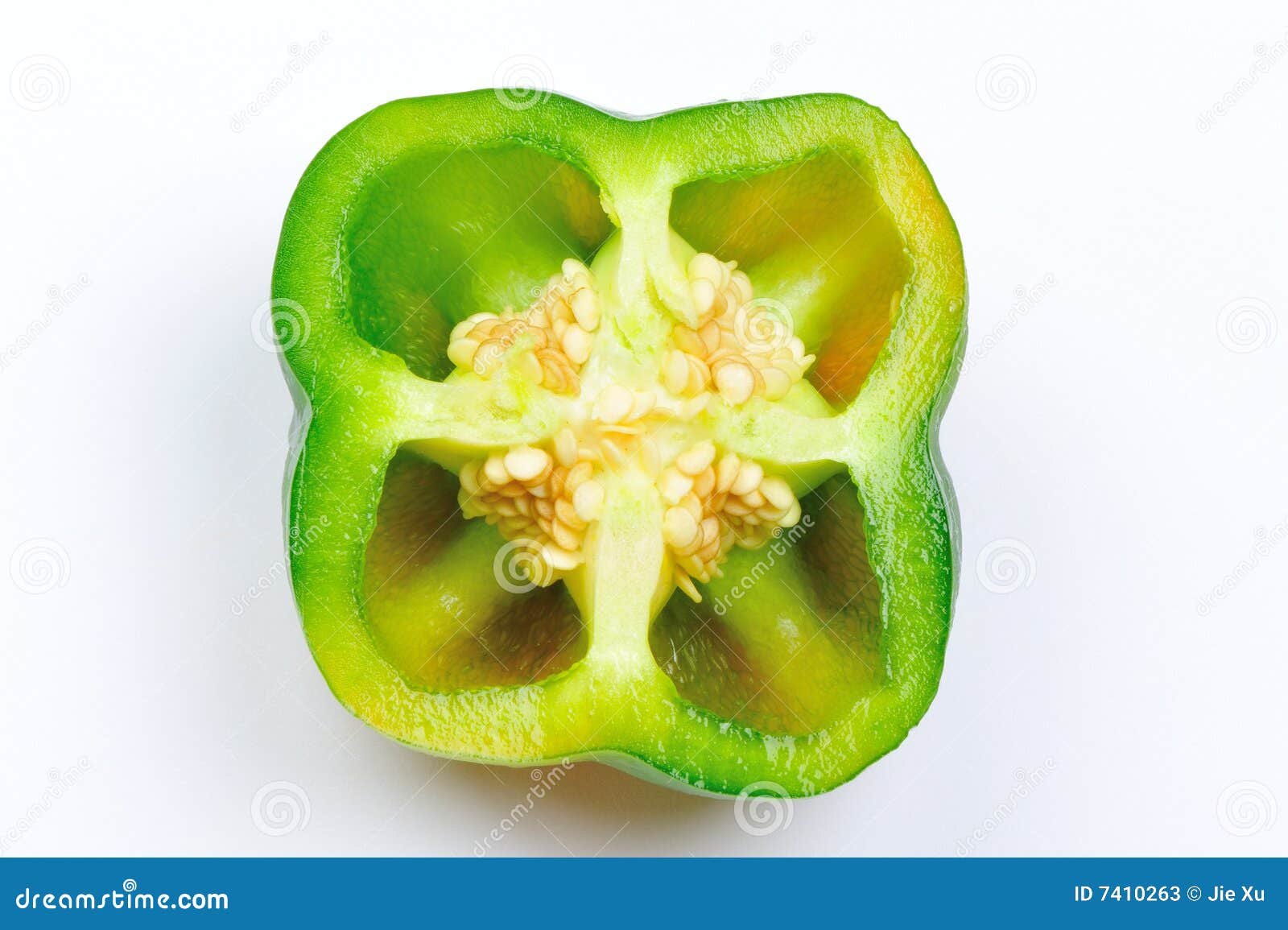 Capsicum slice stock image. Image of healthy, fresh, inside - 7410263