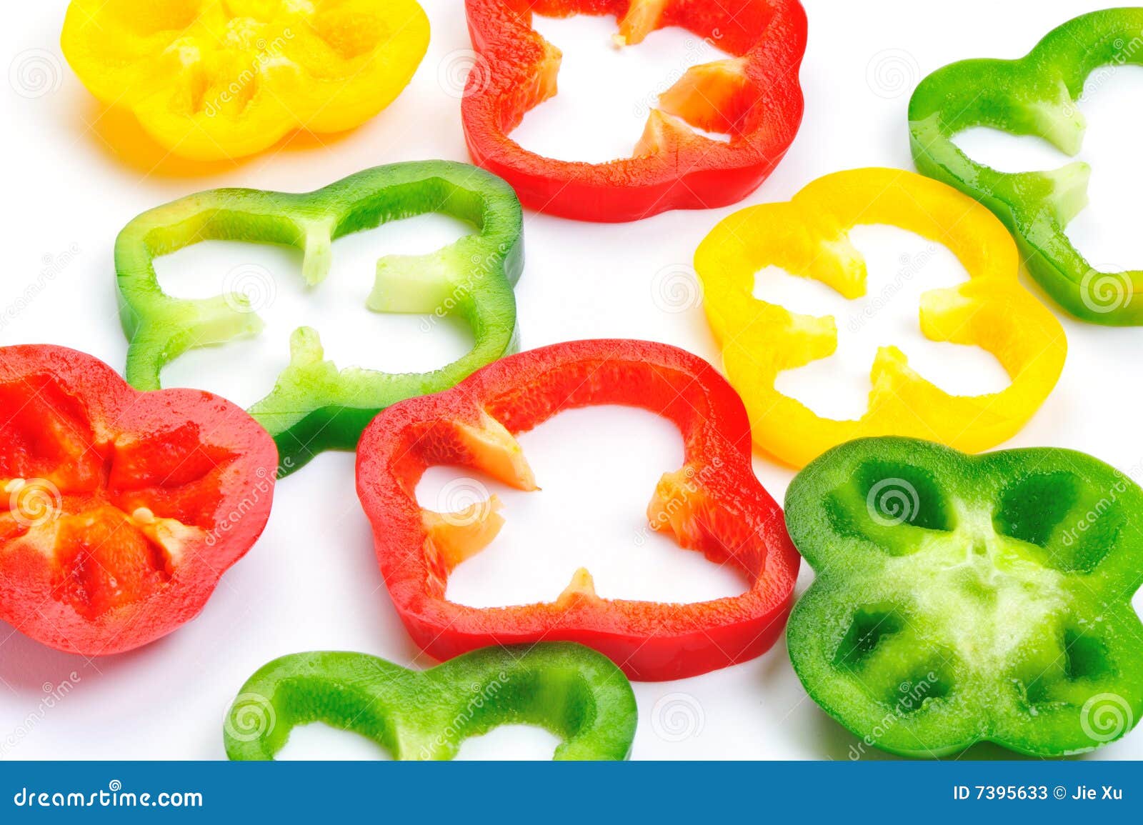 Capsicum Slices Stock Photos - Image: 7395633