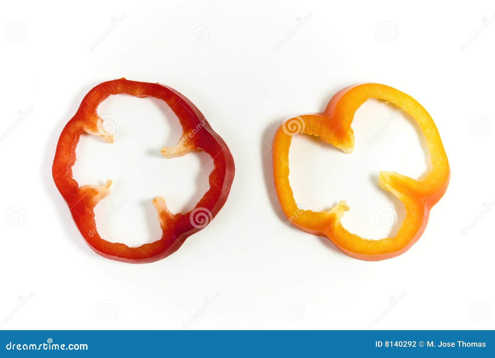 Capsicum Slices Stock Photography - Image: 8140292