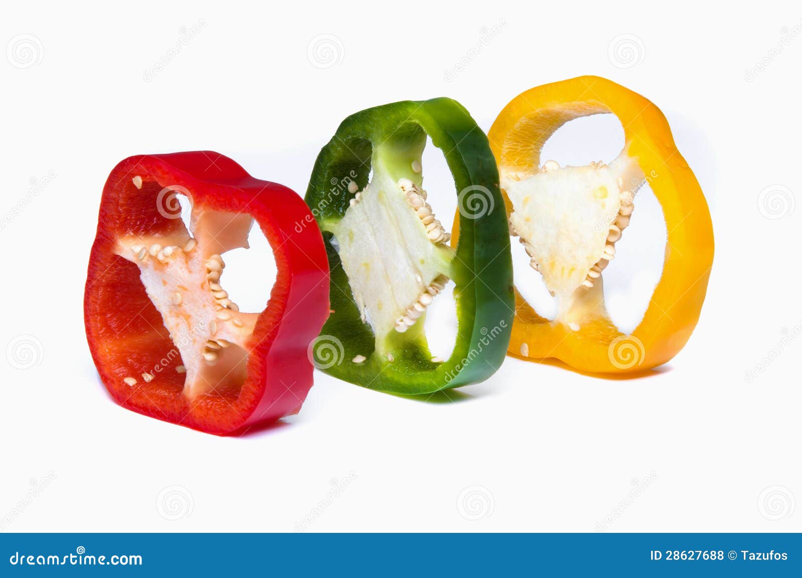 Capsicum Sweet Pepper Sliced Stock Photo - Image of sweet, slice: 28627688