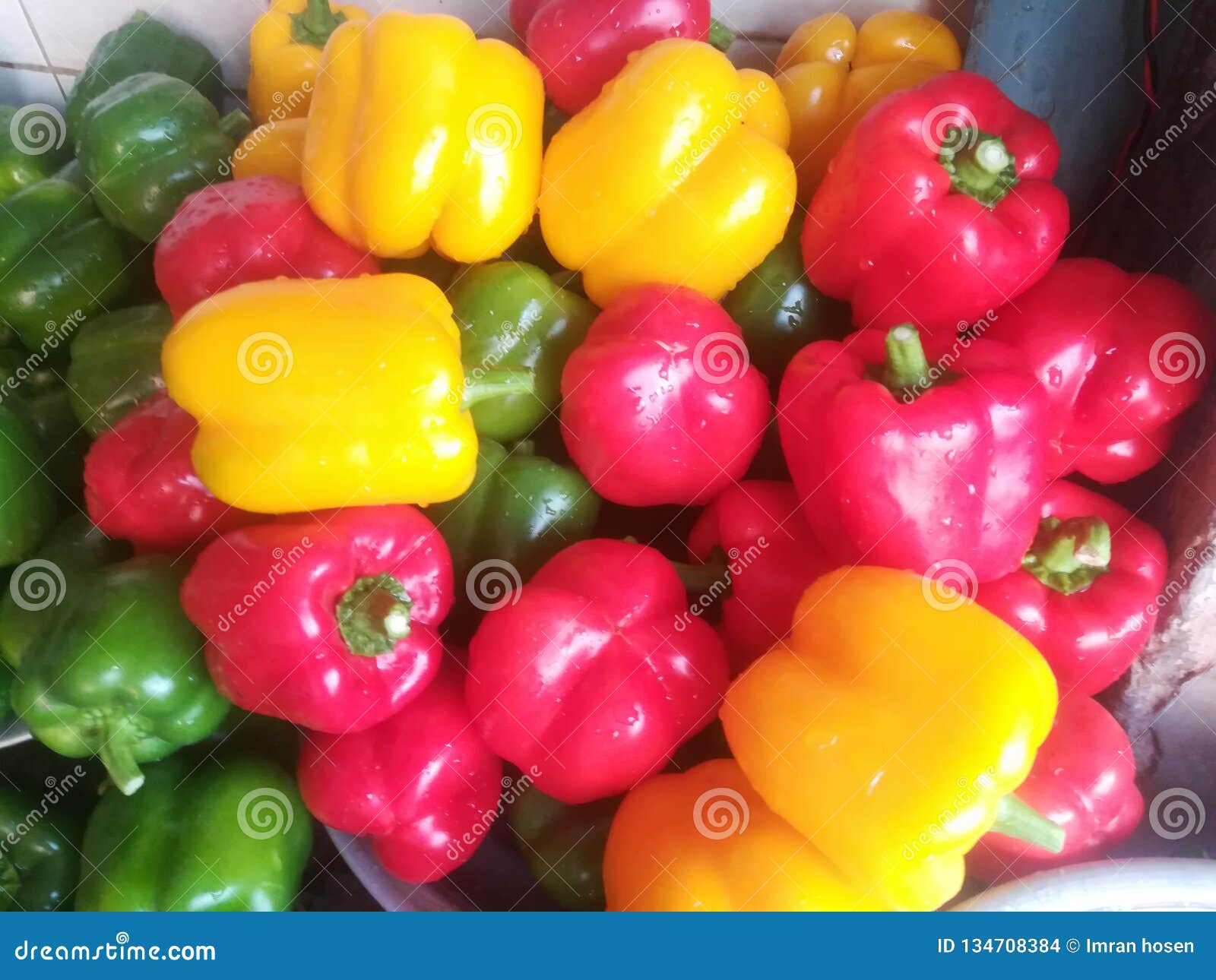 Capsicum stock photo. Image of healthy, colour, fresh - 134708384