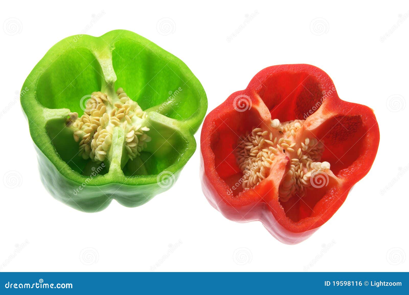 Capsicums stock photo. Image of green, cutout, fresh - 19598116