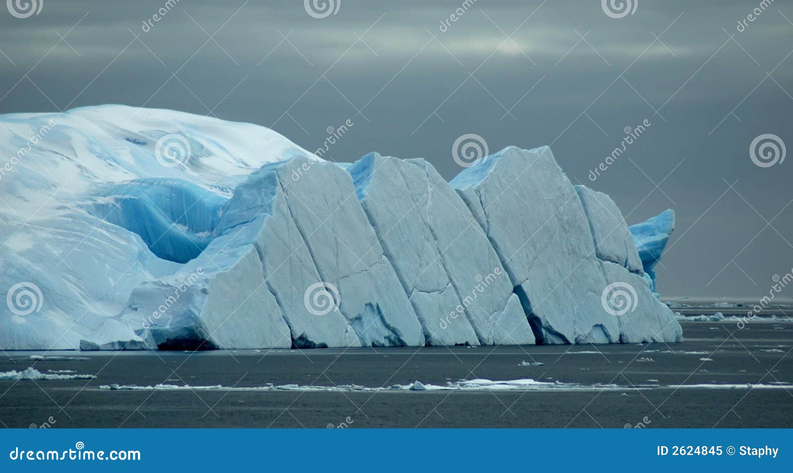 Capsized iceberg stock image. Image of glacial, change - 2624845