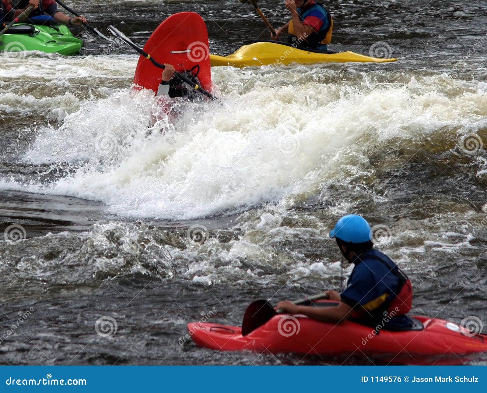 Capsized River Kayak stock photo. Image of line, kayak - 1149576