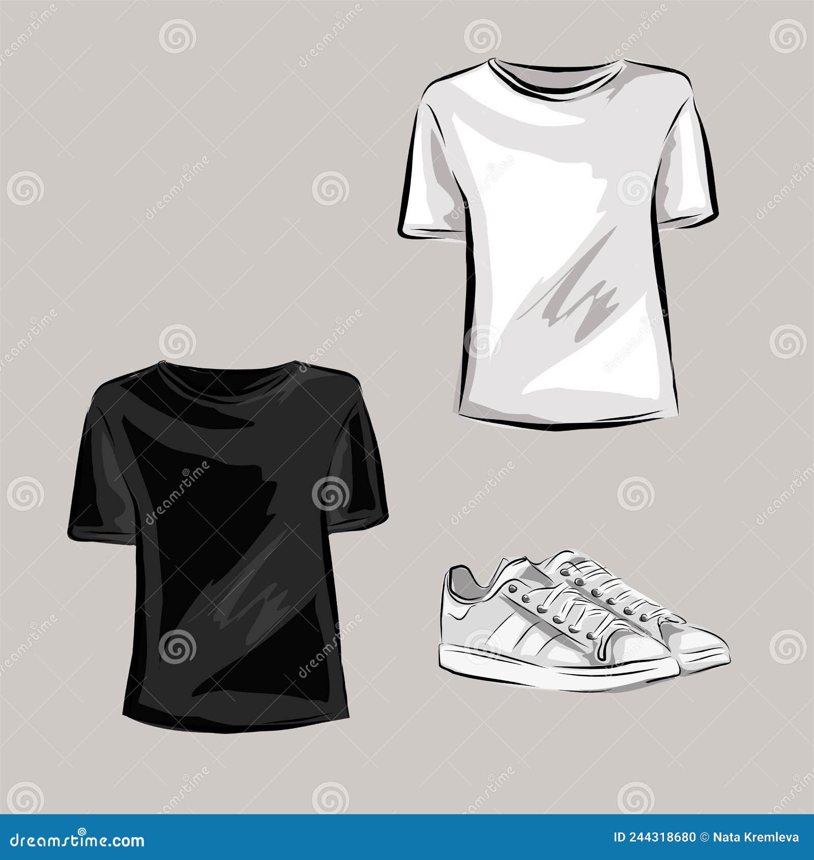 Capsule Basic Wardrobe For A Woman Minimalism Fashion Big Cupboard