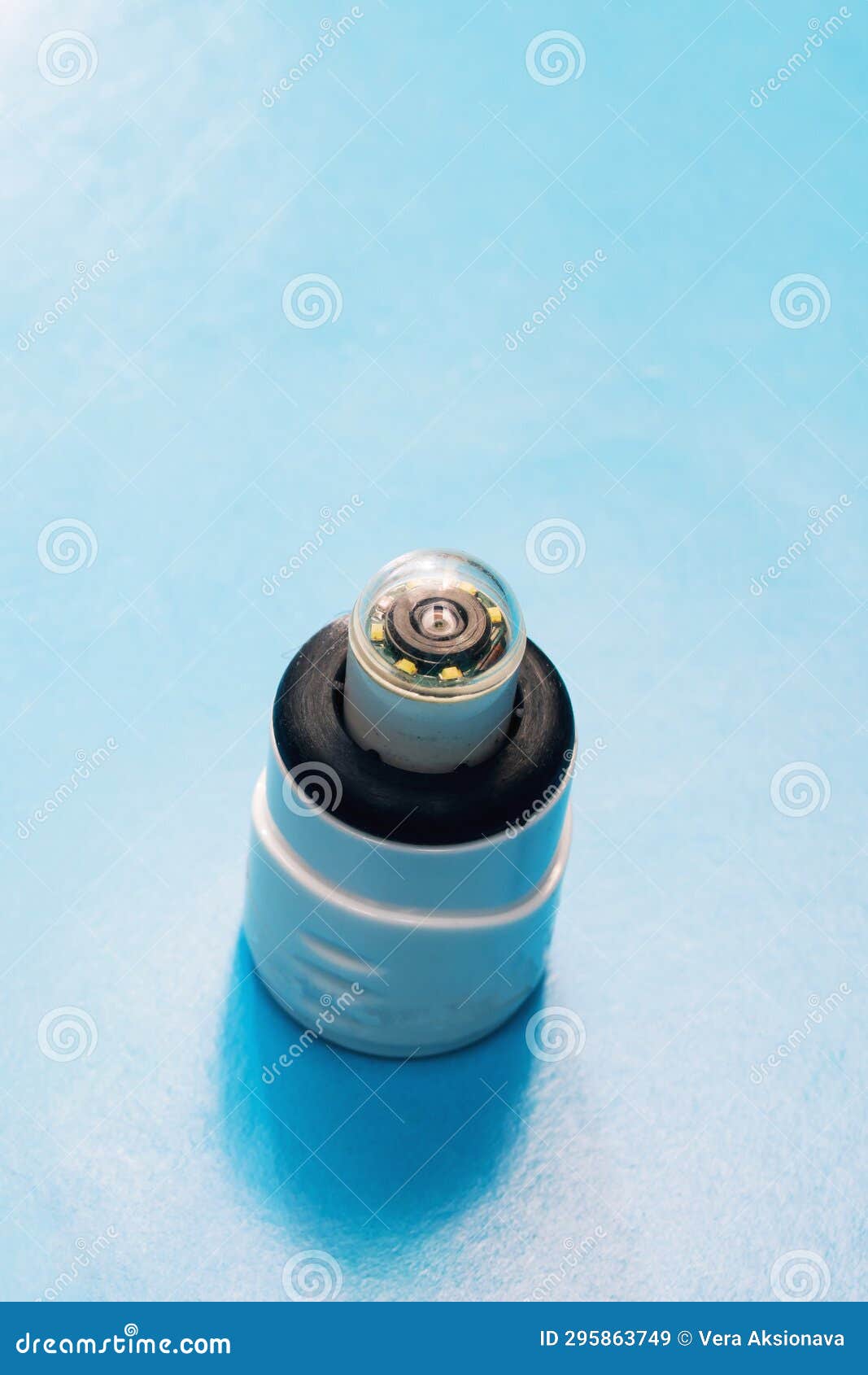 Capsule with Camera for Capsular Endoscopy on White Background Stock ...