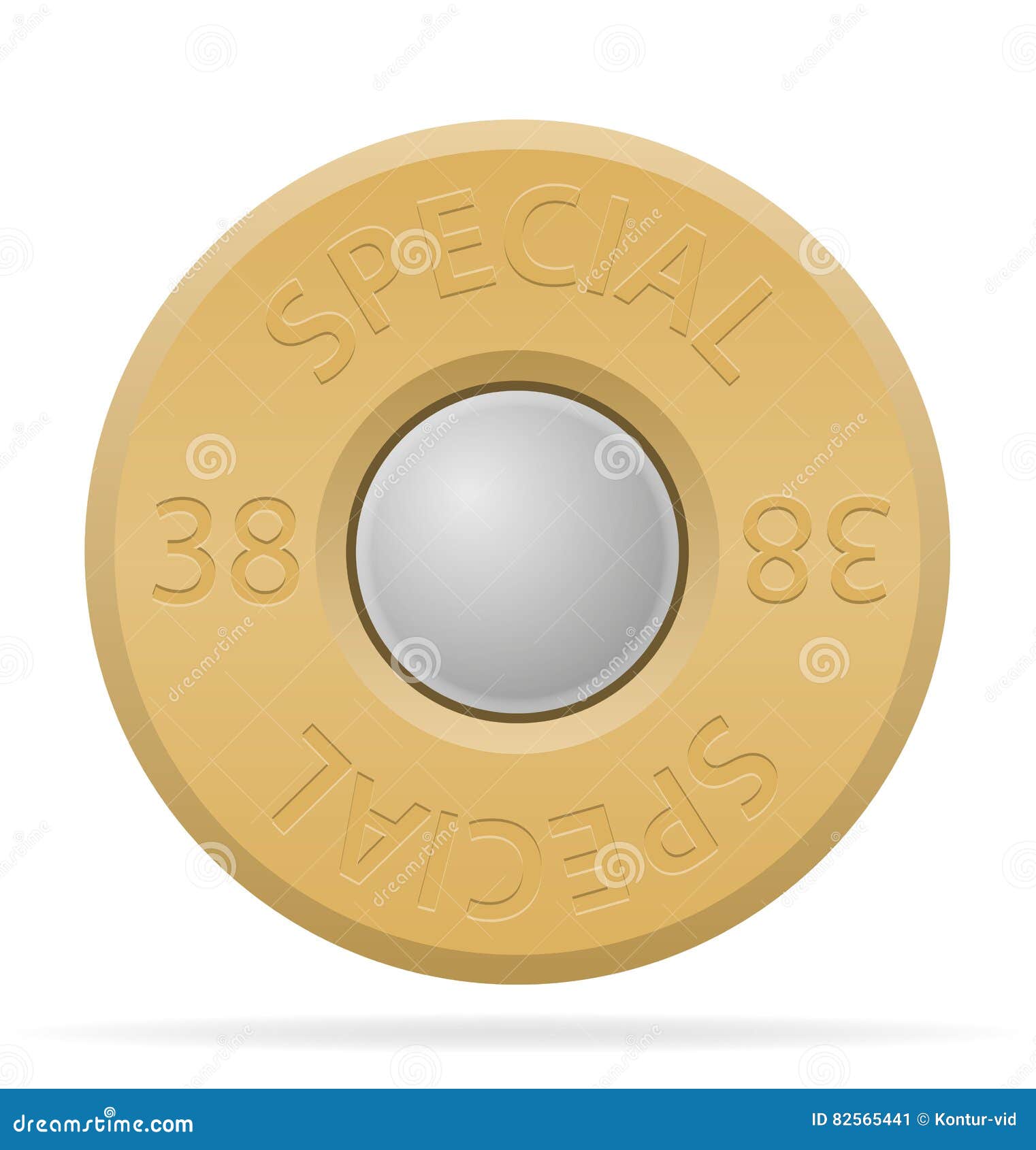 Set Capsule Cartridge, Icon Gold And Silver. Weapon Rim And Primer ...