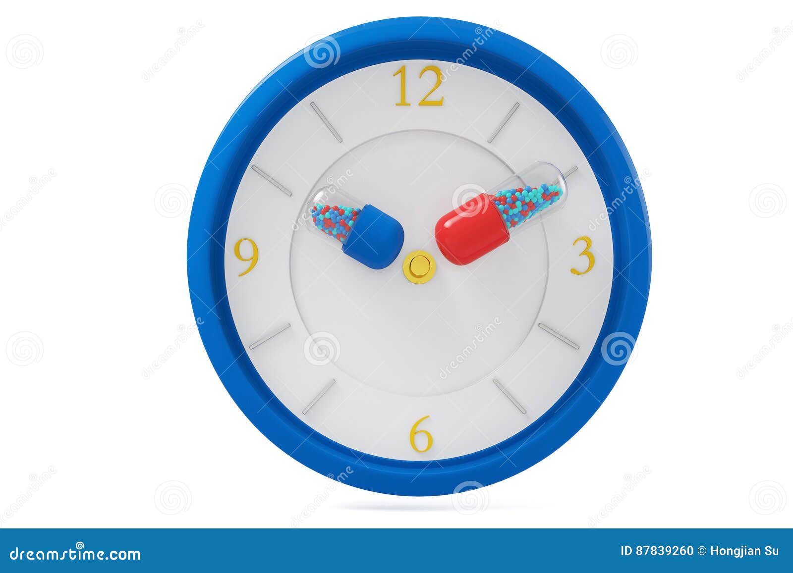 Capsule and Clock stock illustration. Illustration of large - 87839260