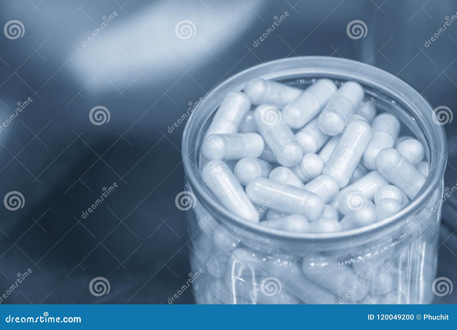 The Capsule of the Drug in the Container Stock Photo - Image of nature ...