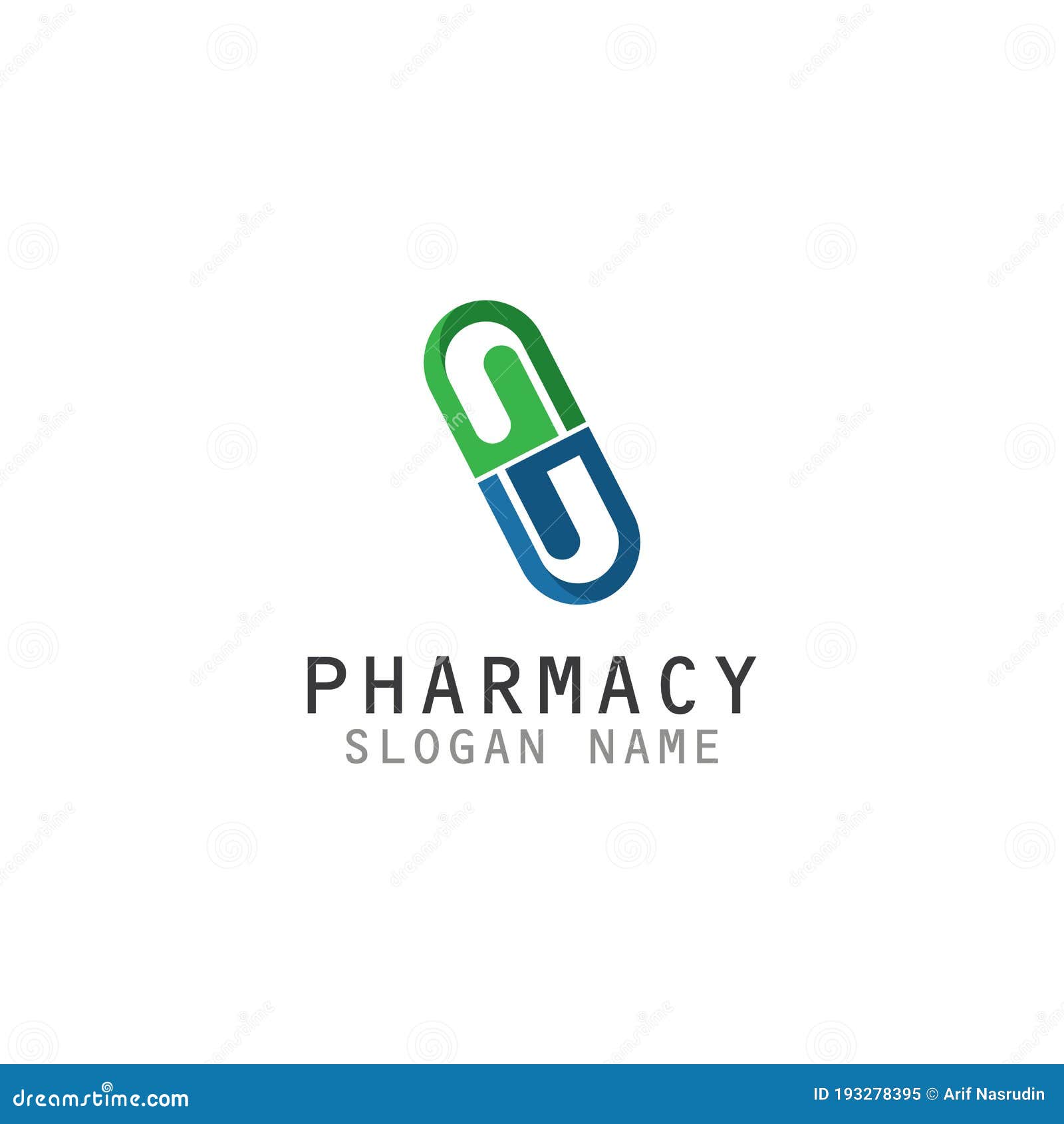 Capsule Drug Vector Logo Creative for Pharmacy Graphic Design Stock ...