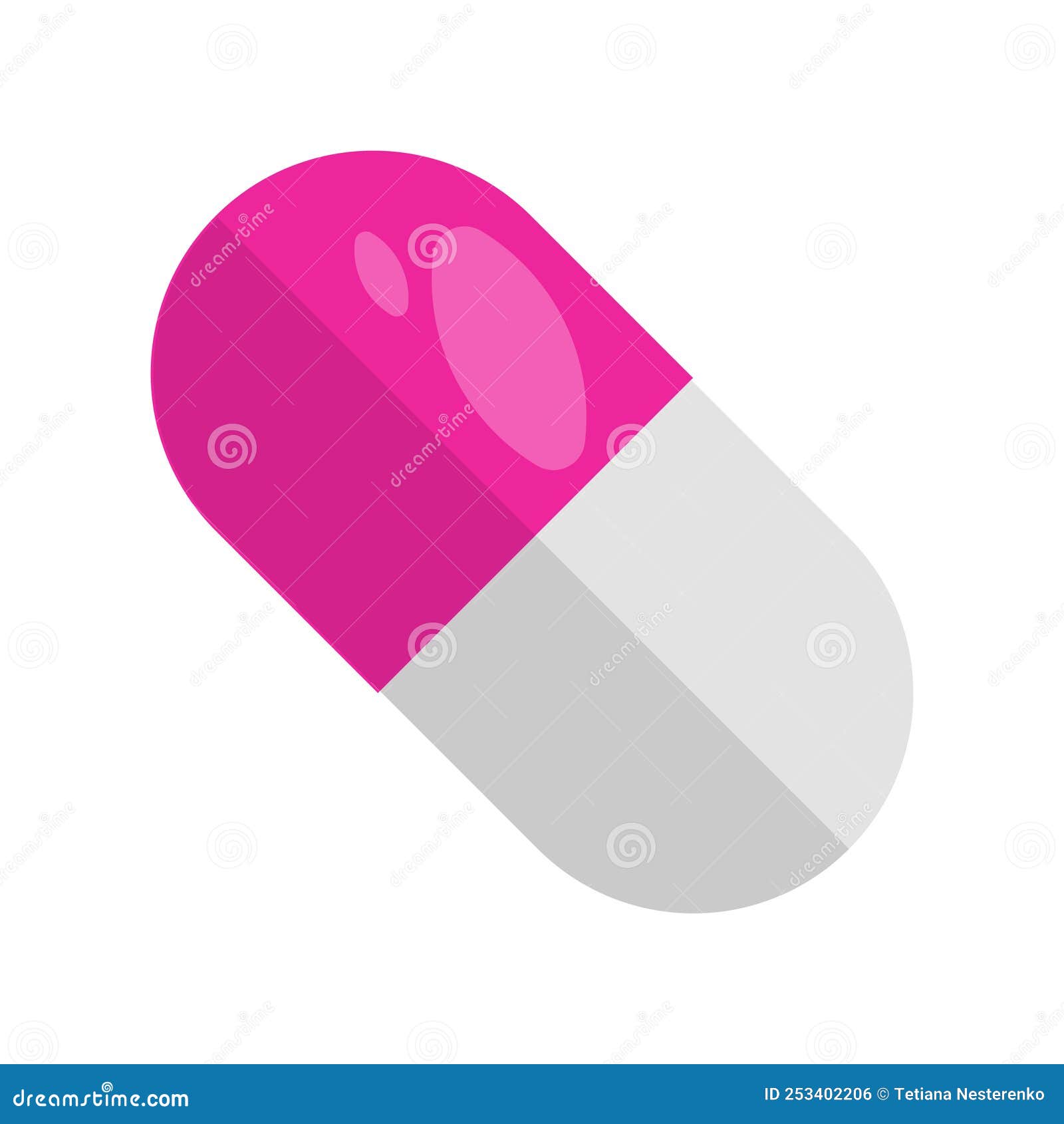 Capsule Form of Medication Vector Design Element Stock Vector ...