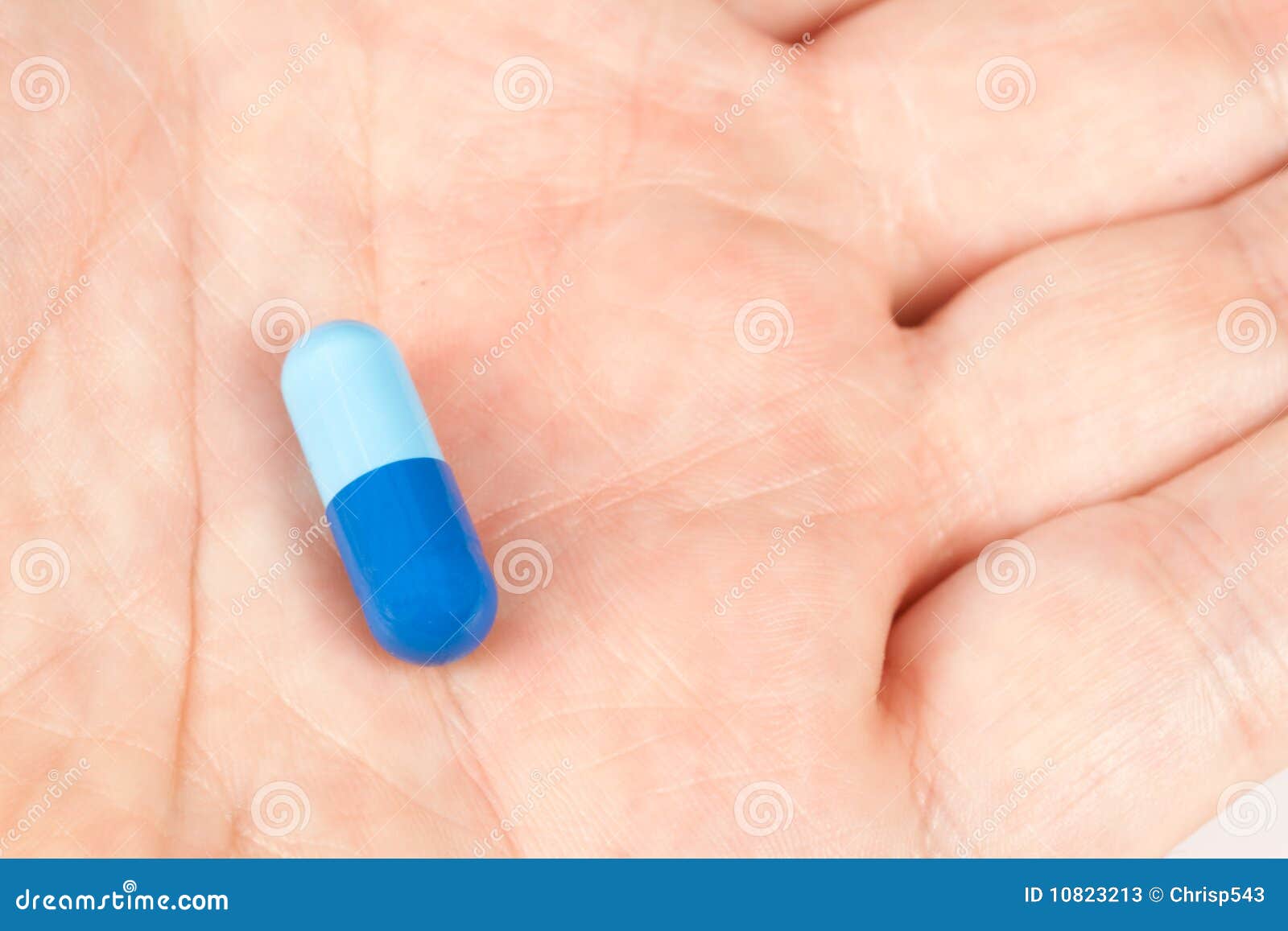 Capsule in a hand stock image. Image of headache, prescription - 10823213