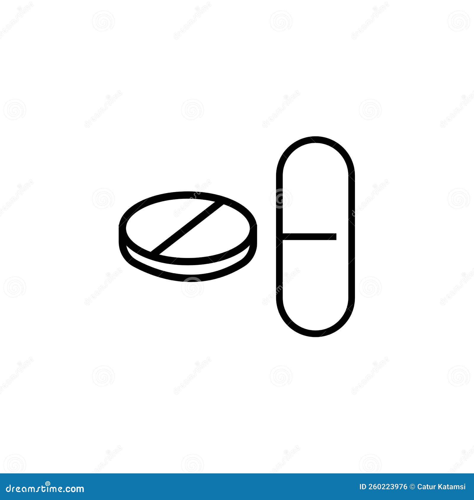 Capsule icon logo vector stock illustration. Illustration of pills ...
