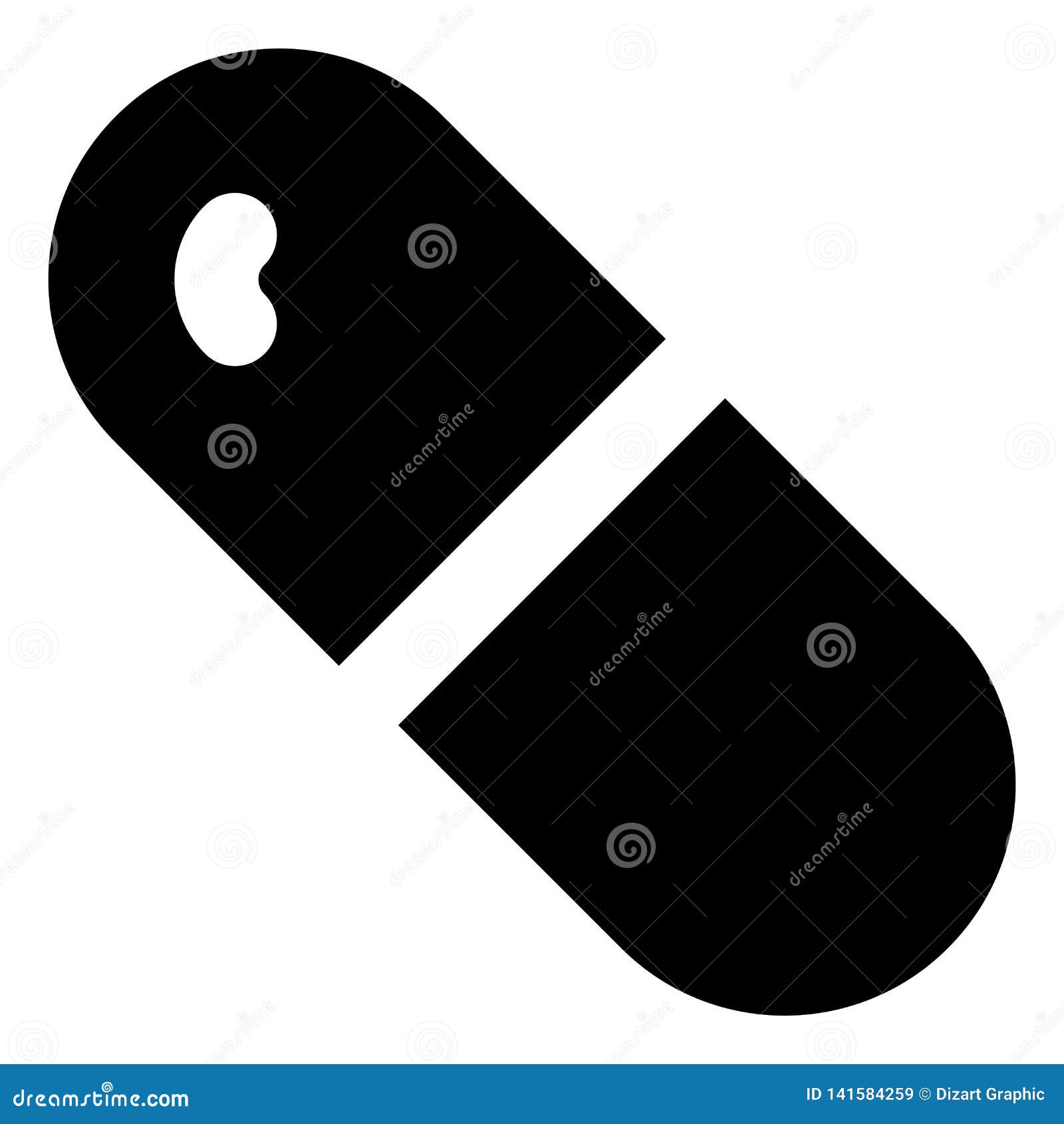 Capsule Icon Solid Style for All Your Project Stock Illustration ...