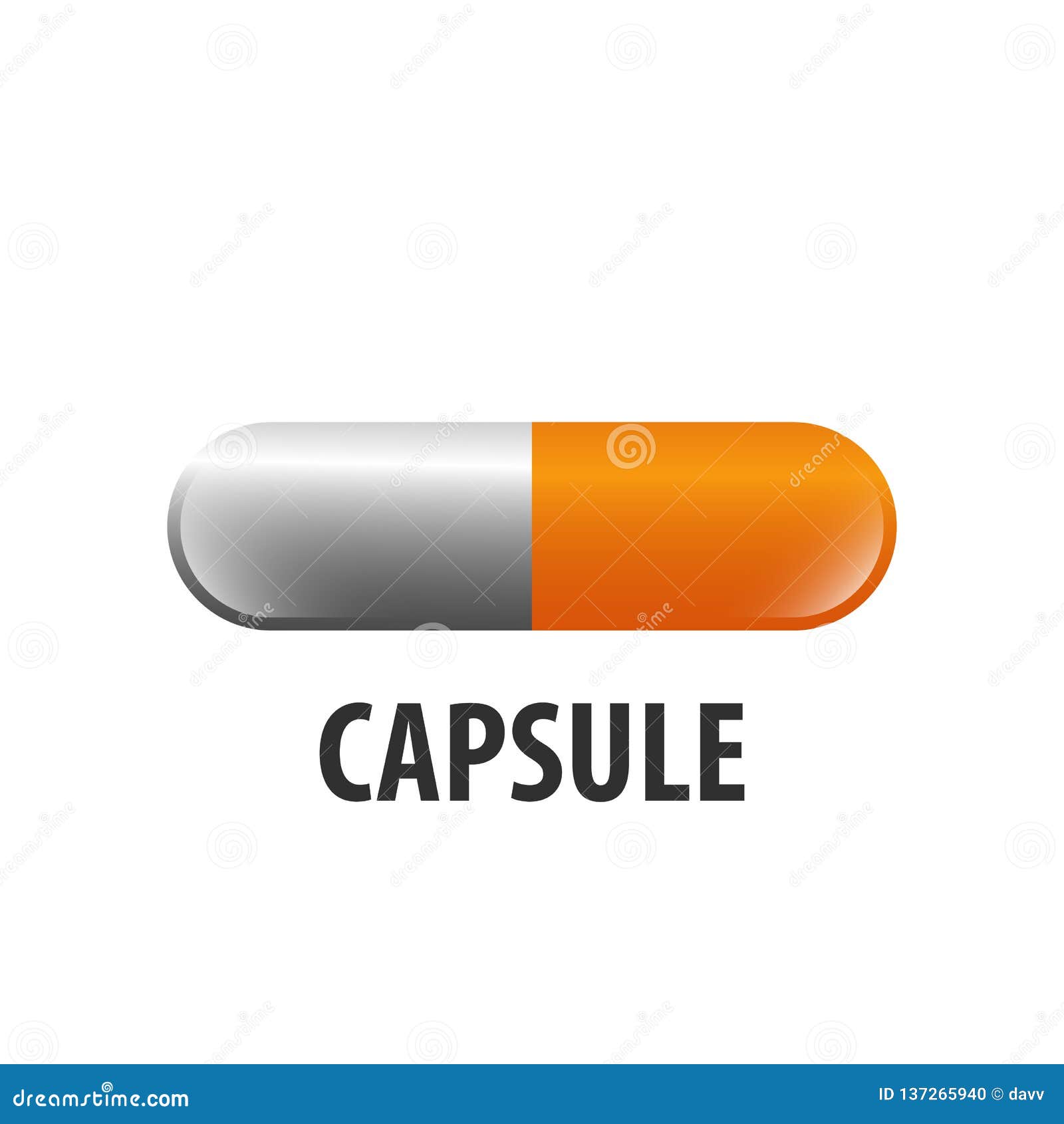 Capsule Loading Logo Concept Design. Symbol Graphic Template Element ...