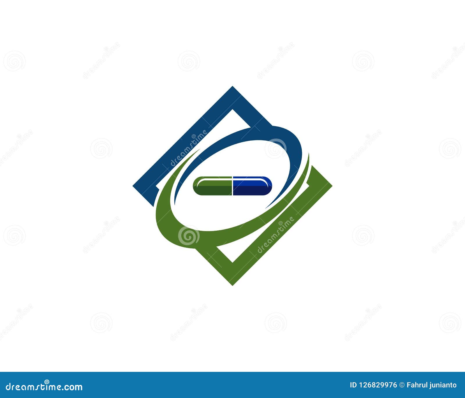Capsule Logo Design Template Stock Vector - Illustration of design ...