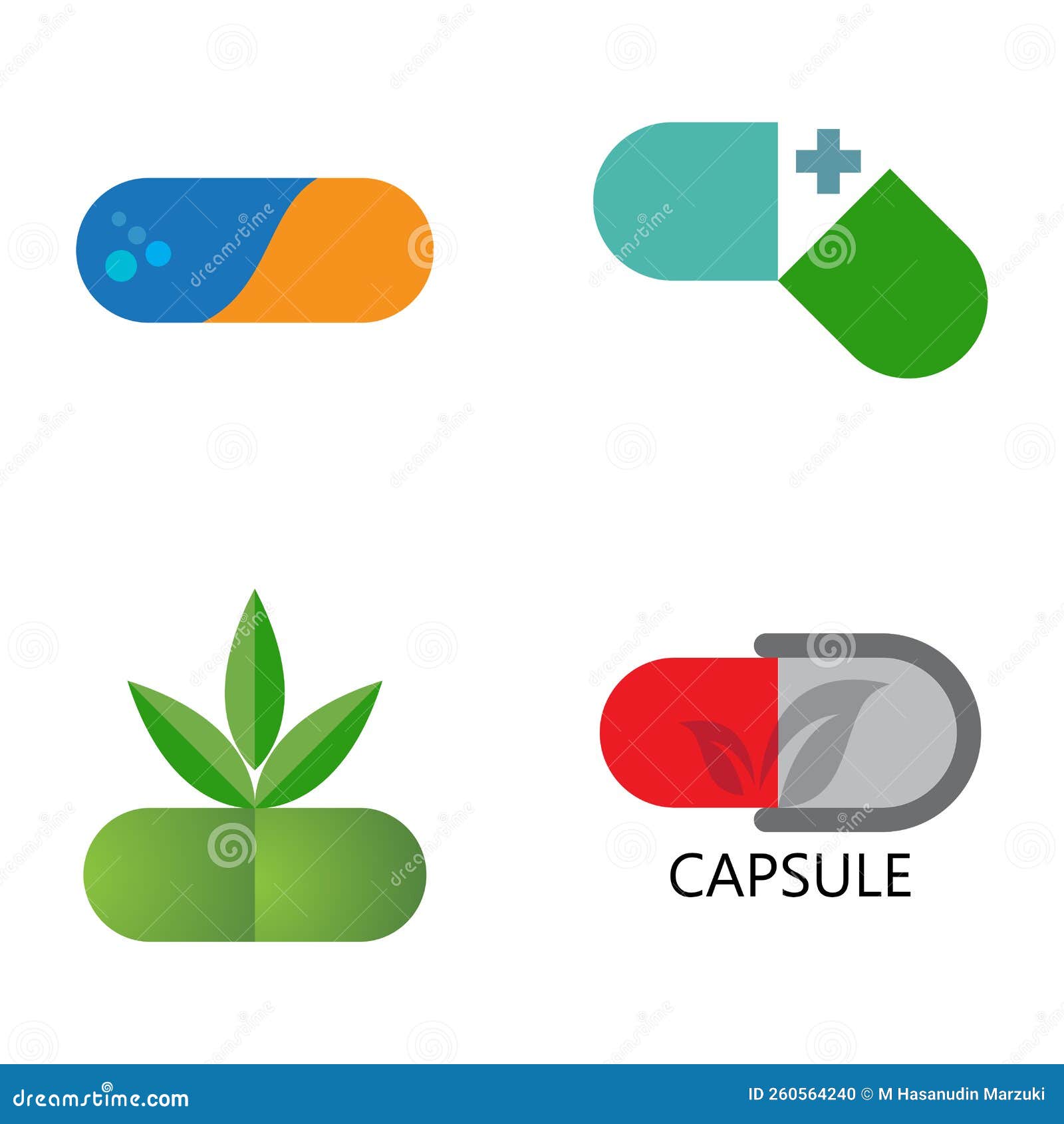 Capsule logo icon stock illustration. Illustration of therapy - 260564240