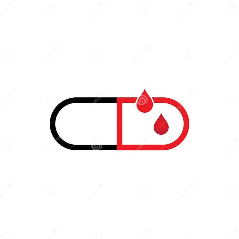 Capsule logo vector stock illustration. Illustration of chemistry ...