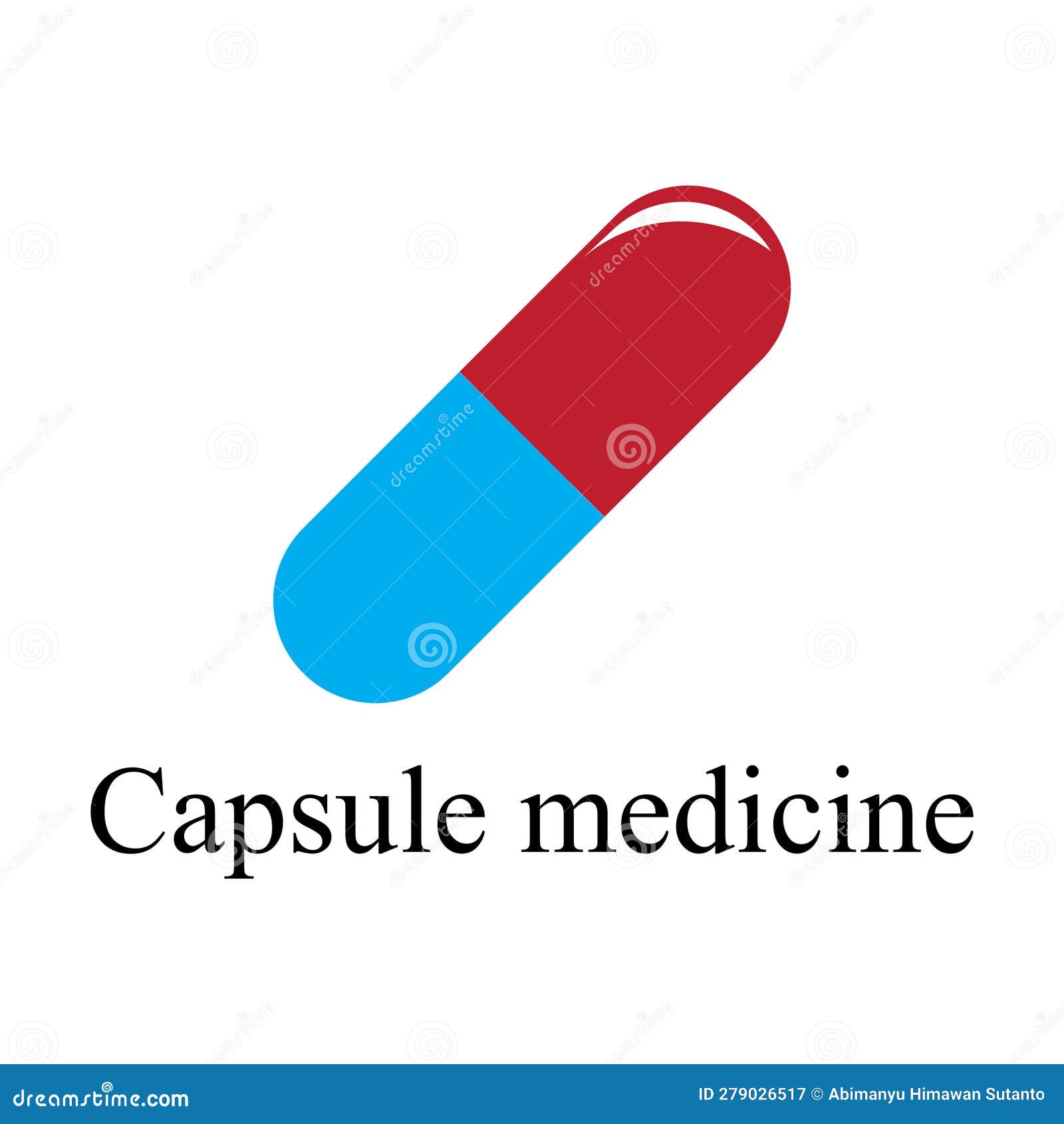Capsule Medicine Icon Vector Stock Vector - Illustration of symbol ...
