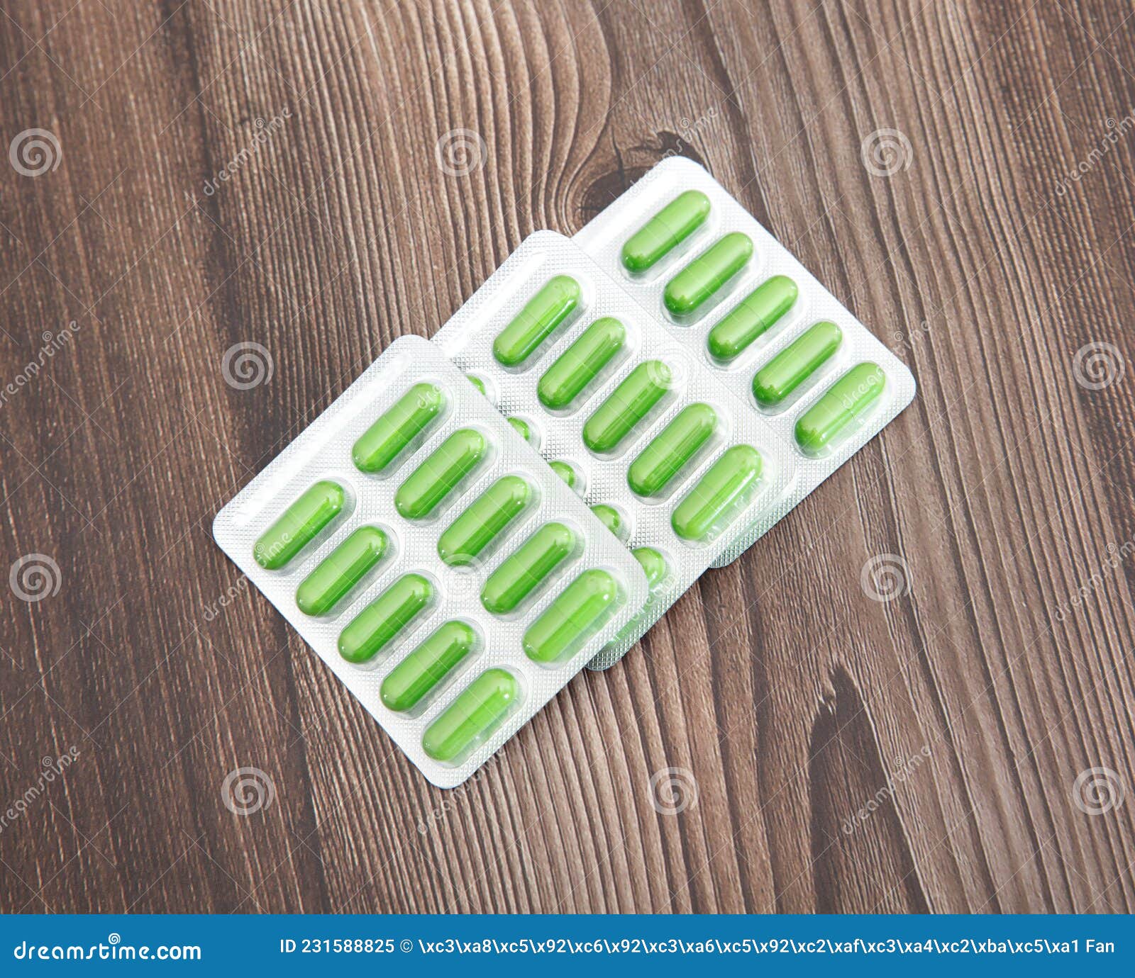 Capsule Medicine on the Table Stock Image - Image of table, saving ...