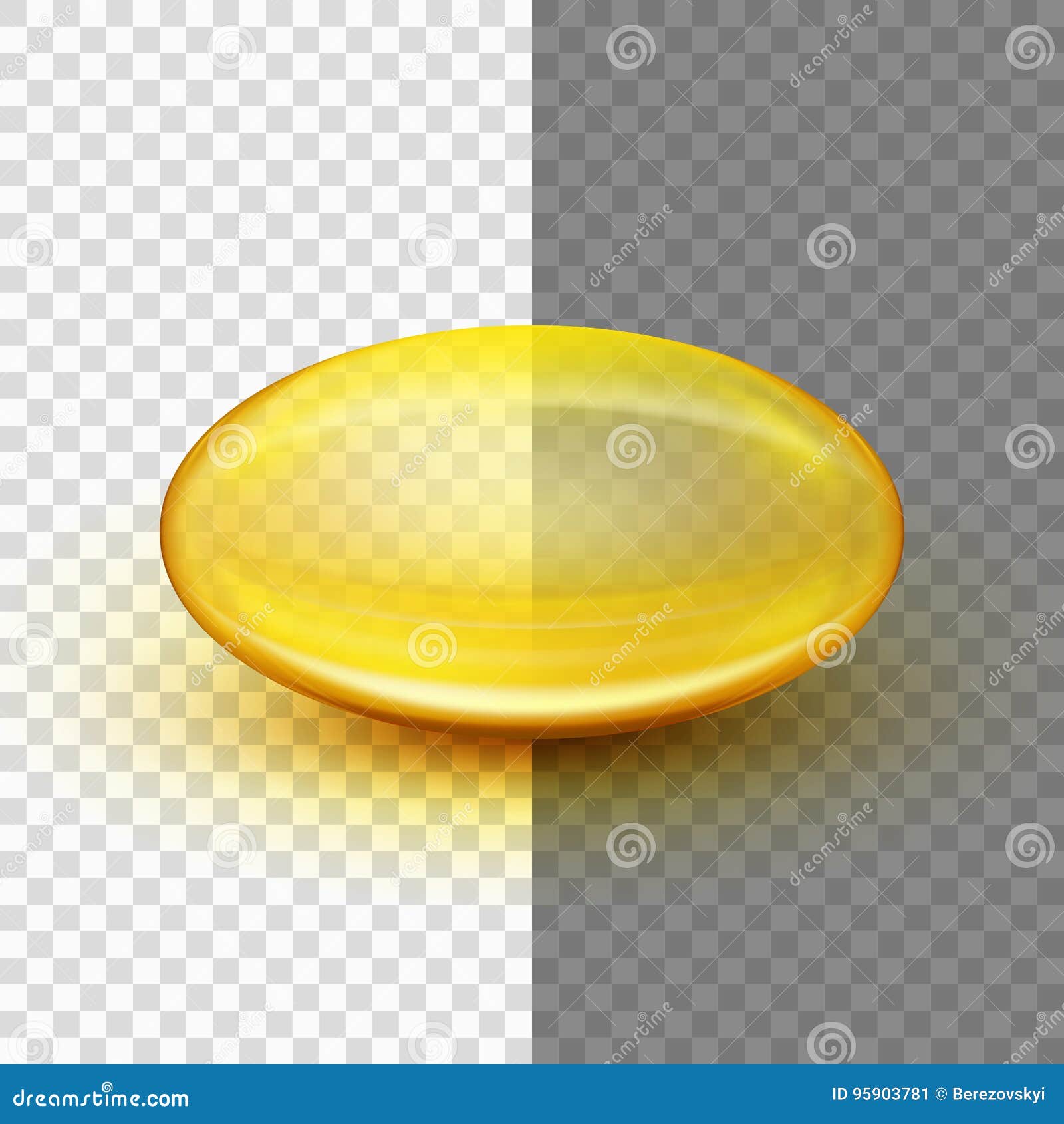 Capsule Molle Translucide De Gel ENV 10 Illustration de Vecteur ...