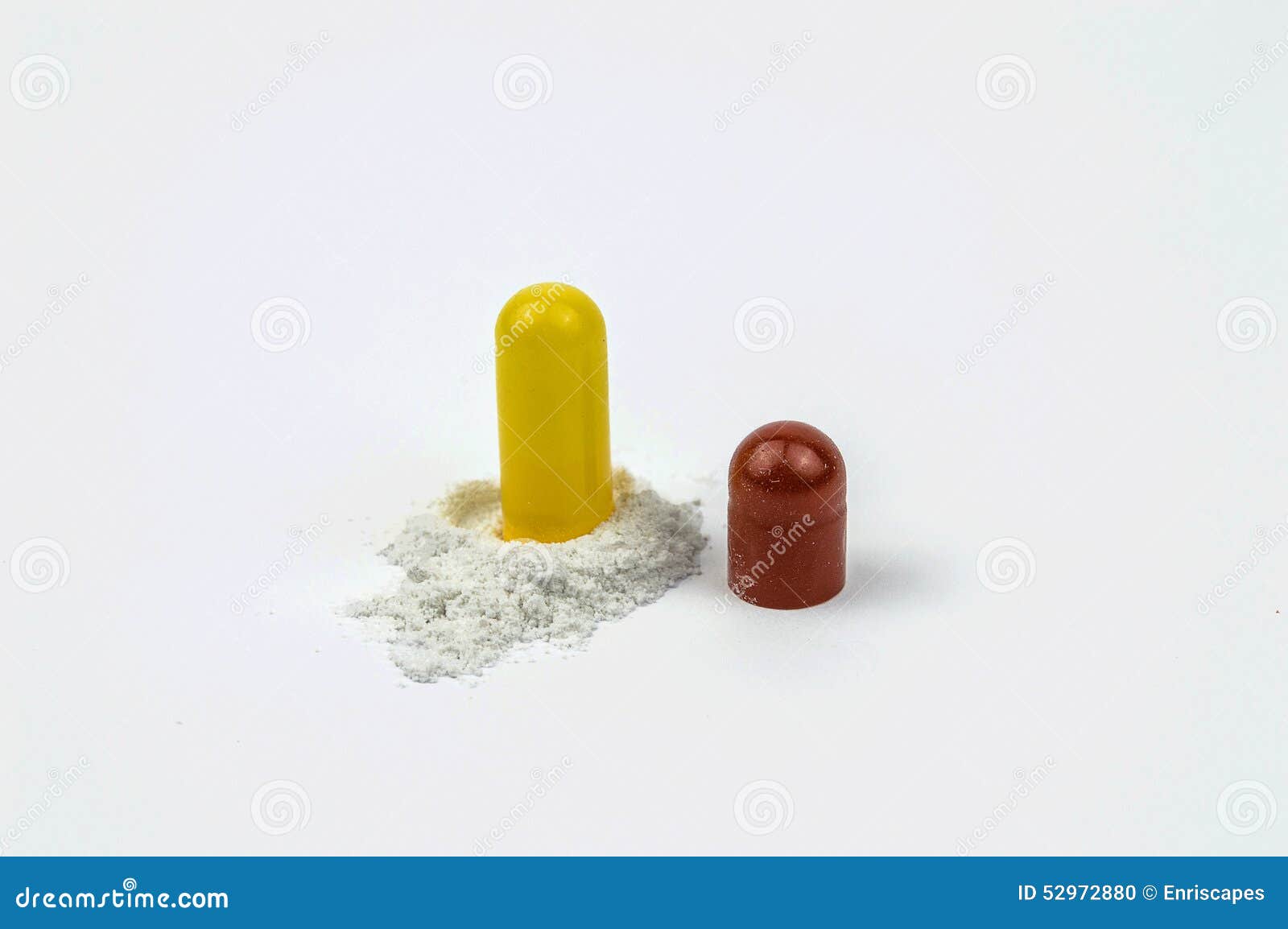 Capsule open stock photo. Image of medicine, vitamins - 52972880