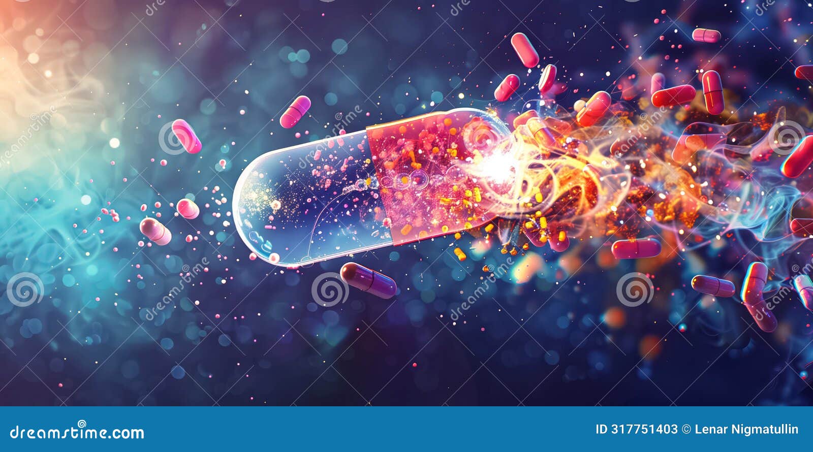 Capsule Opening with Dynamic Release of Medicinal Particles in Abstract ...