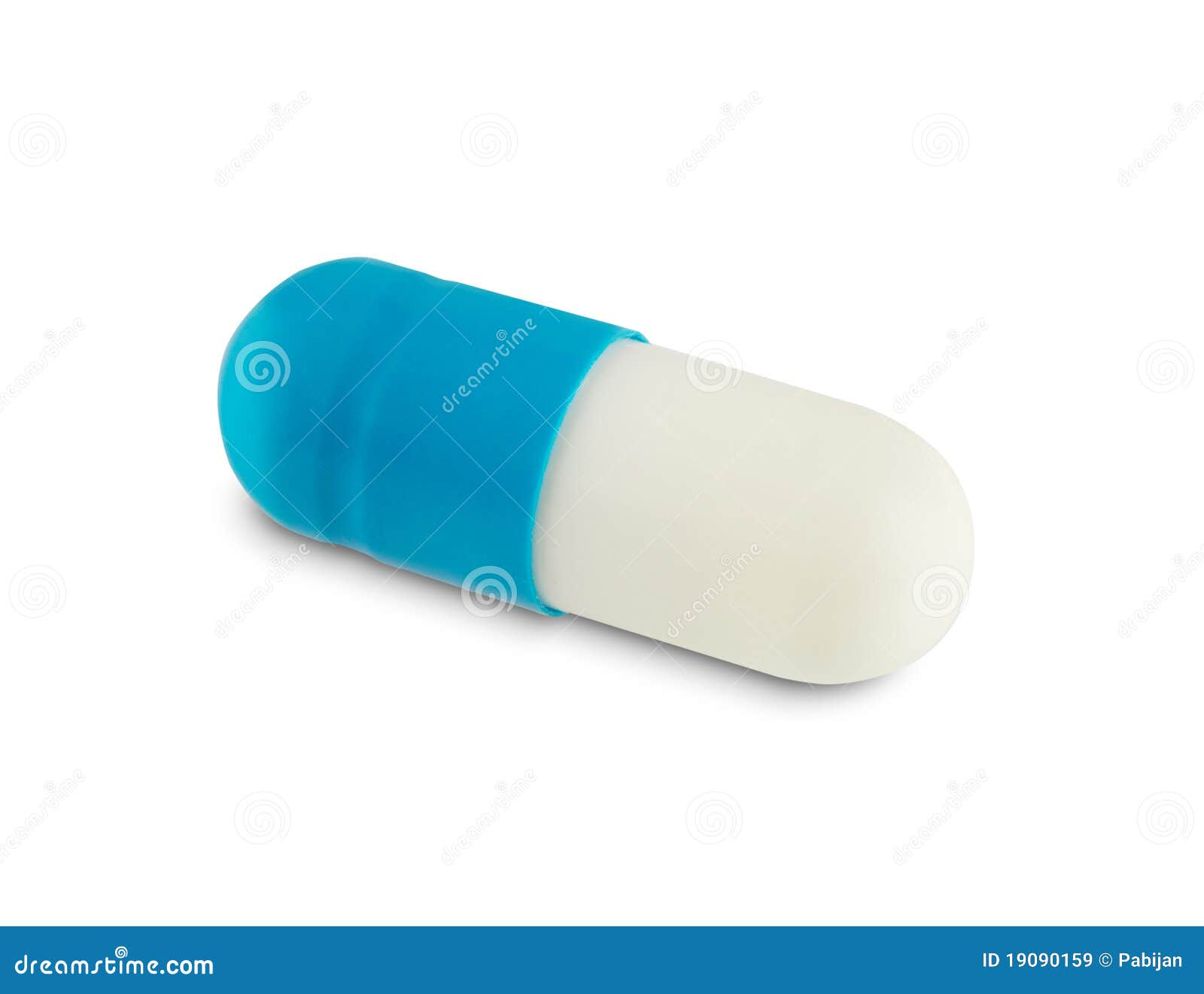 Capsule (pill) Macro Isolated on White Stock Image - Image of closeup ...