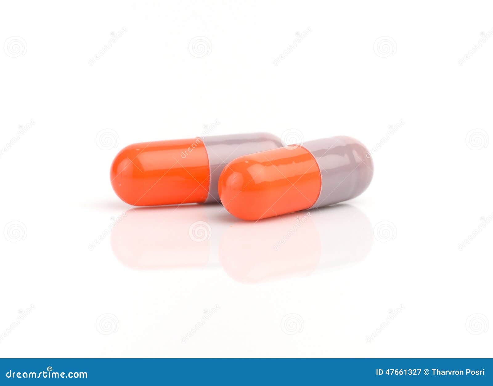 Capsule Pills Isolated on White Background Stock Image - Image of ...