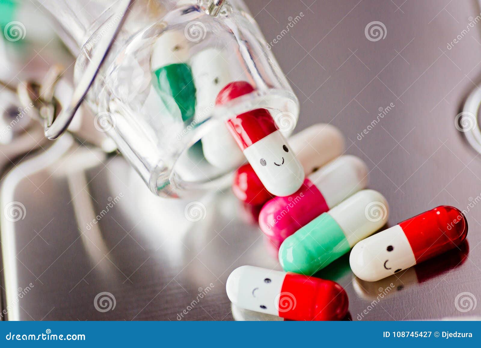 Capsule pills with smile stock image. Image of online - 108745427