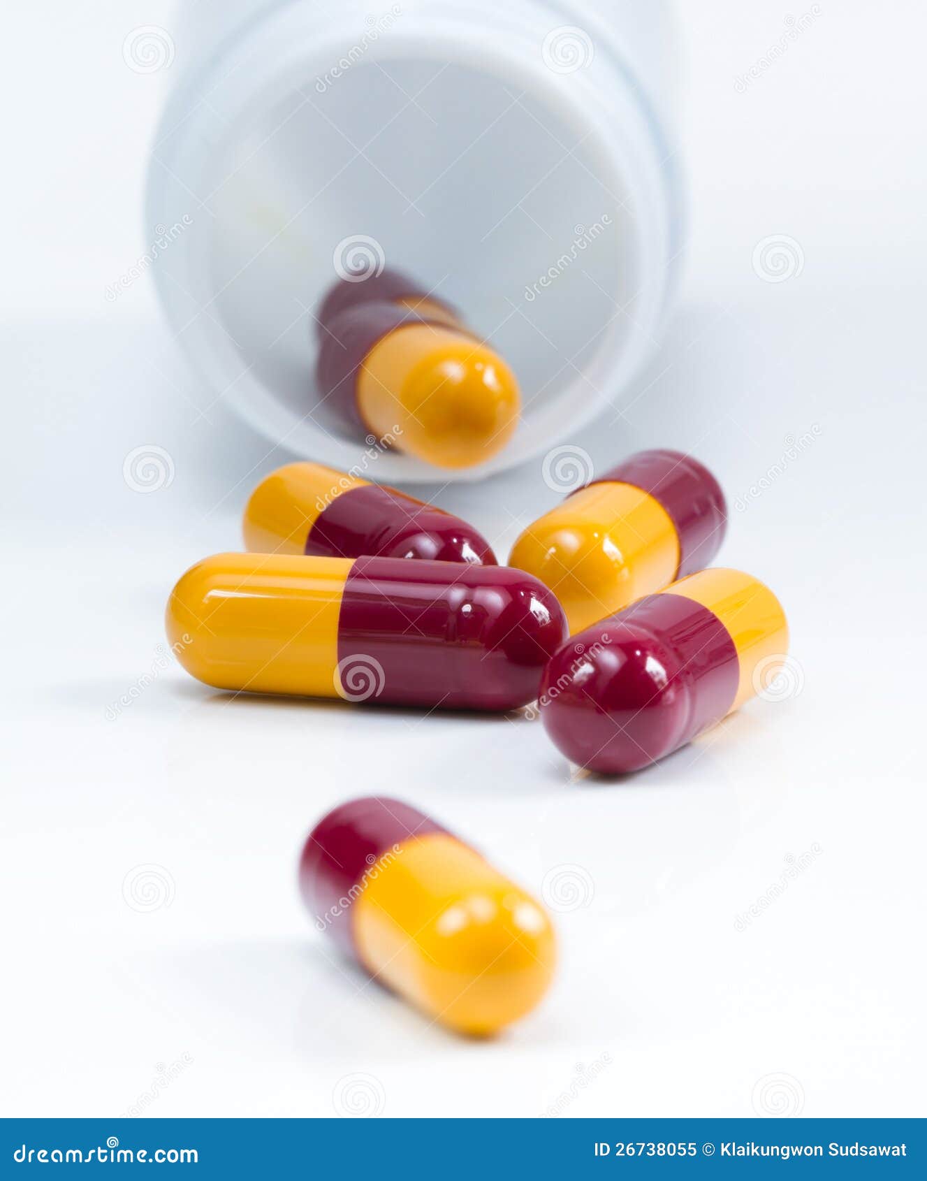 Capsule from Plastic Bottle Close Up Shot Stock Image - Image of ...