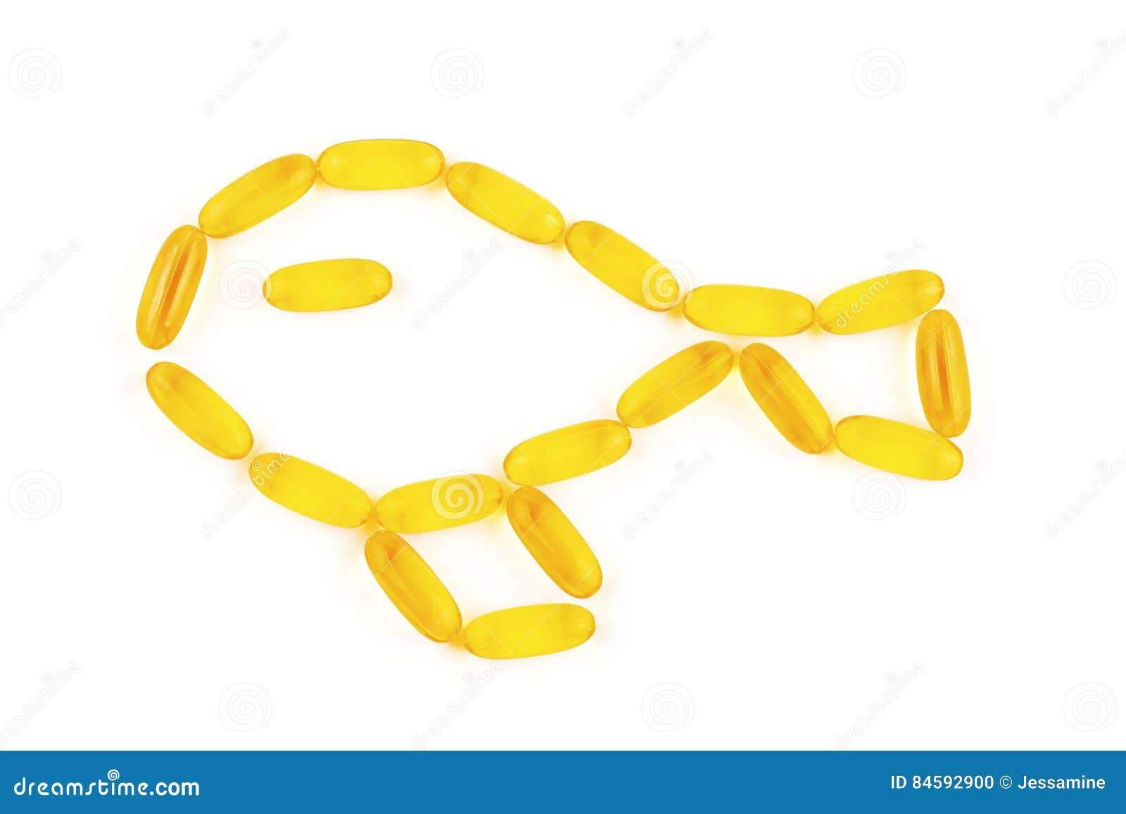 Capsule shaped in fish stock photo. Image of nutrition - 84592900