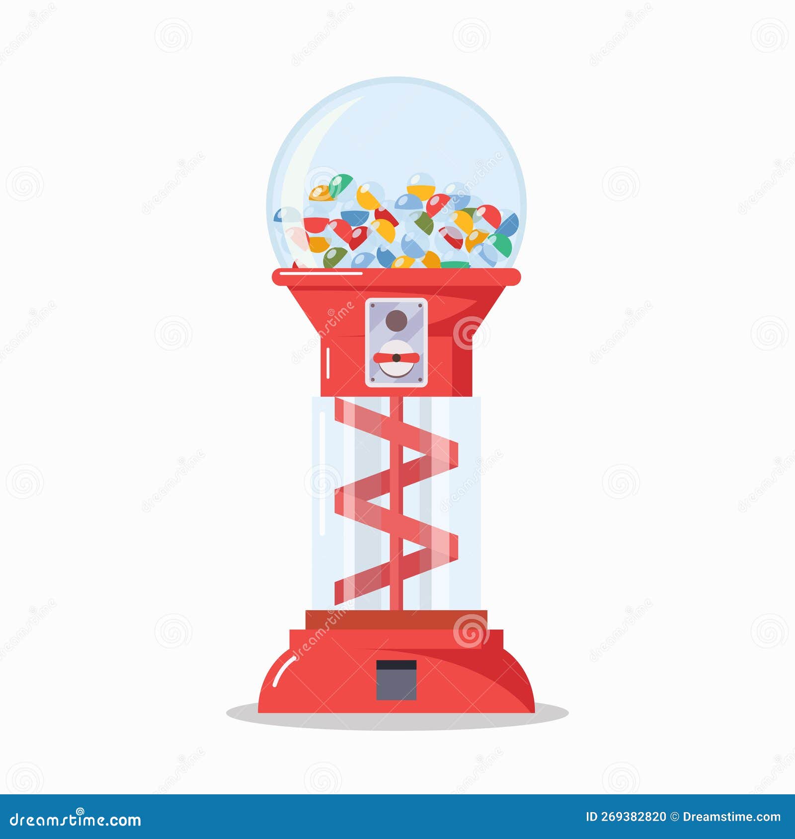 Toy Gacha Vending Machine Cartoon Illustration Vector | CartoonDealer ...