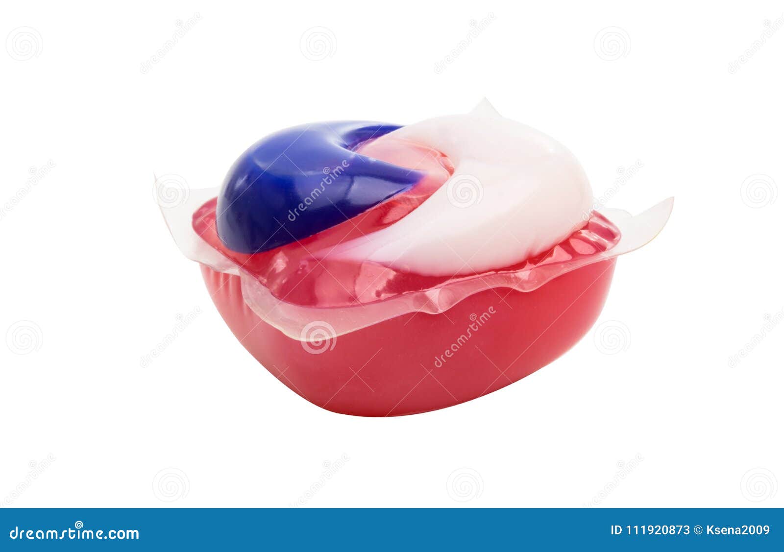 Capsule for Washing Isolated Stock Image - Image of blue, machine ...