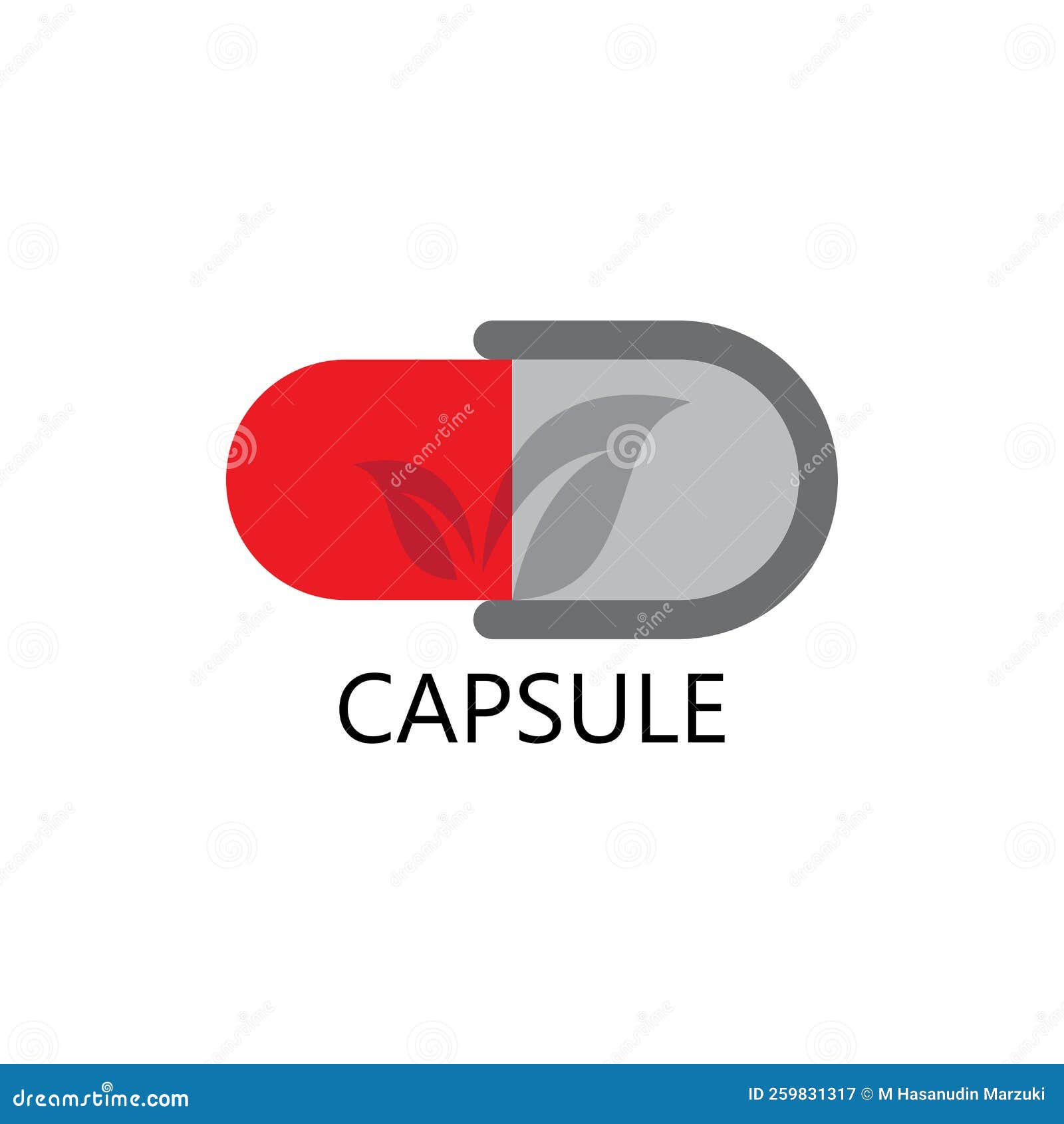 Capsuleembleem vector stock illustratie. Illustration of chemie - 259831317