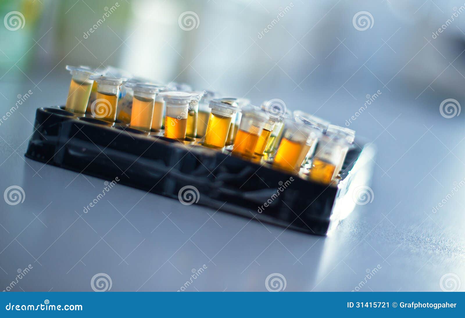 Capsules for the Blood Analysis Stock Image - Image of liquid ...