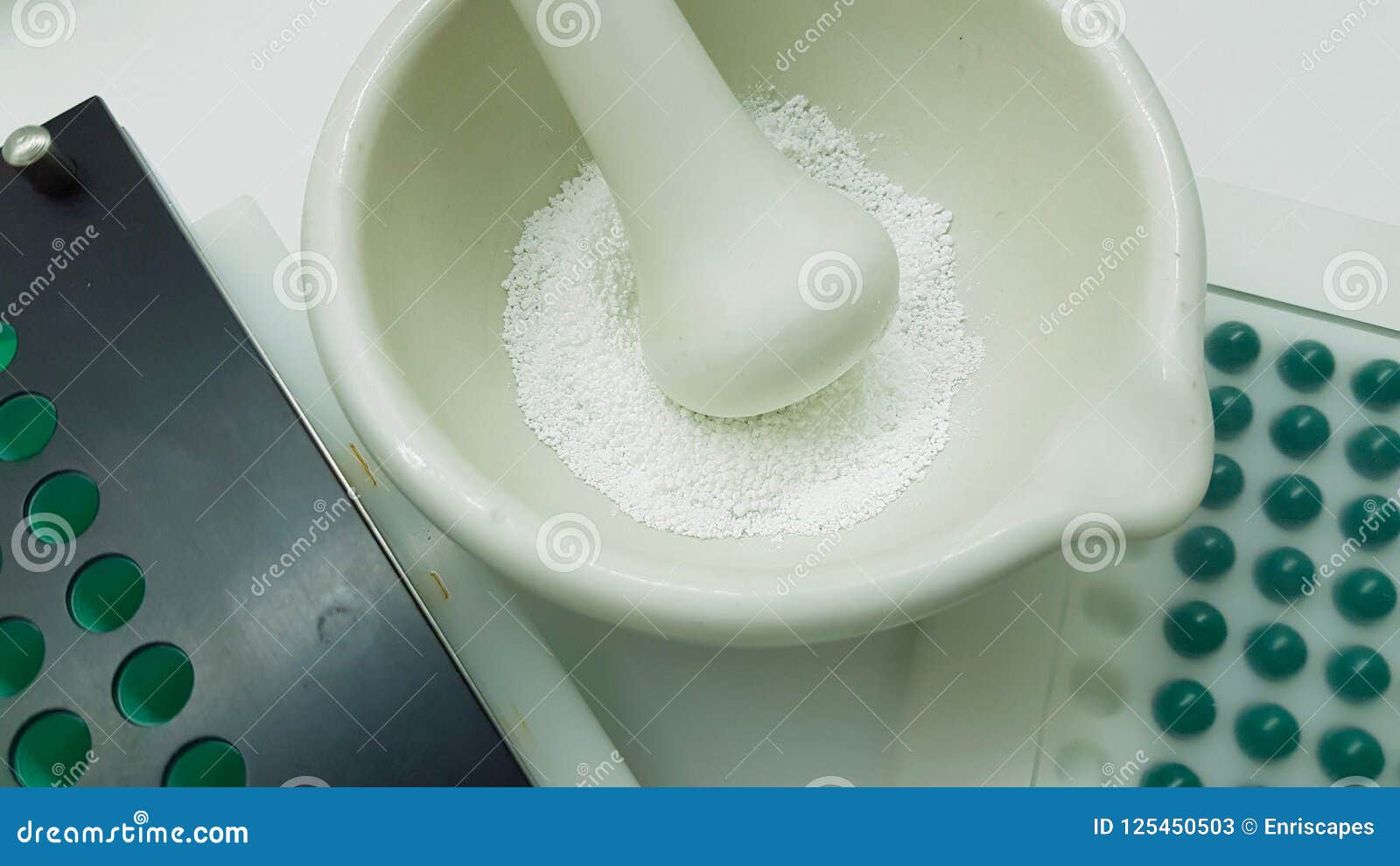 Capsules Compounding in the Laboratory Stock Image - Image of drug ...